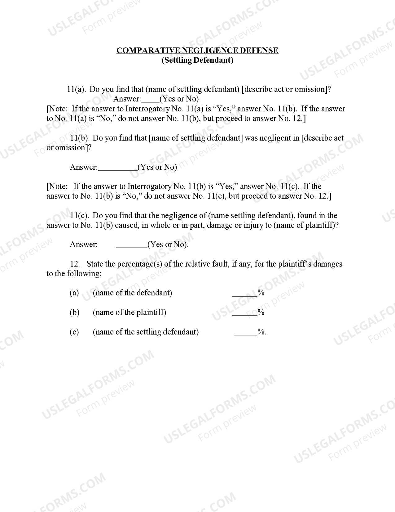 17.90 SPECIAL VERDICT FORM: INTERROGATORIES I | US Legal Forms