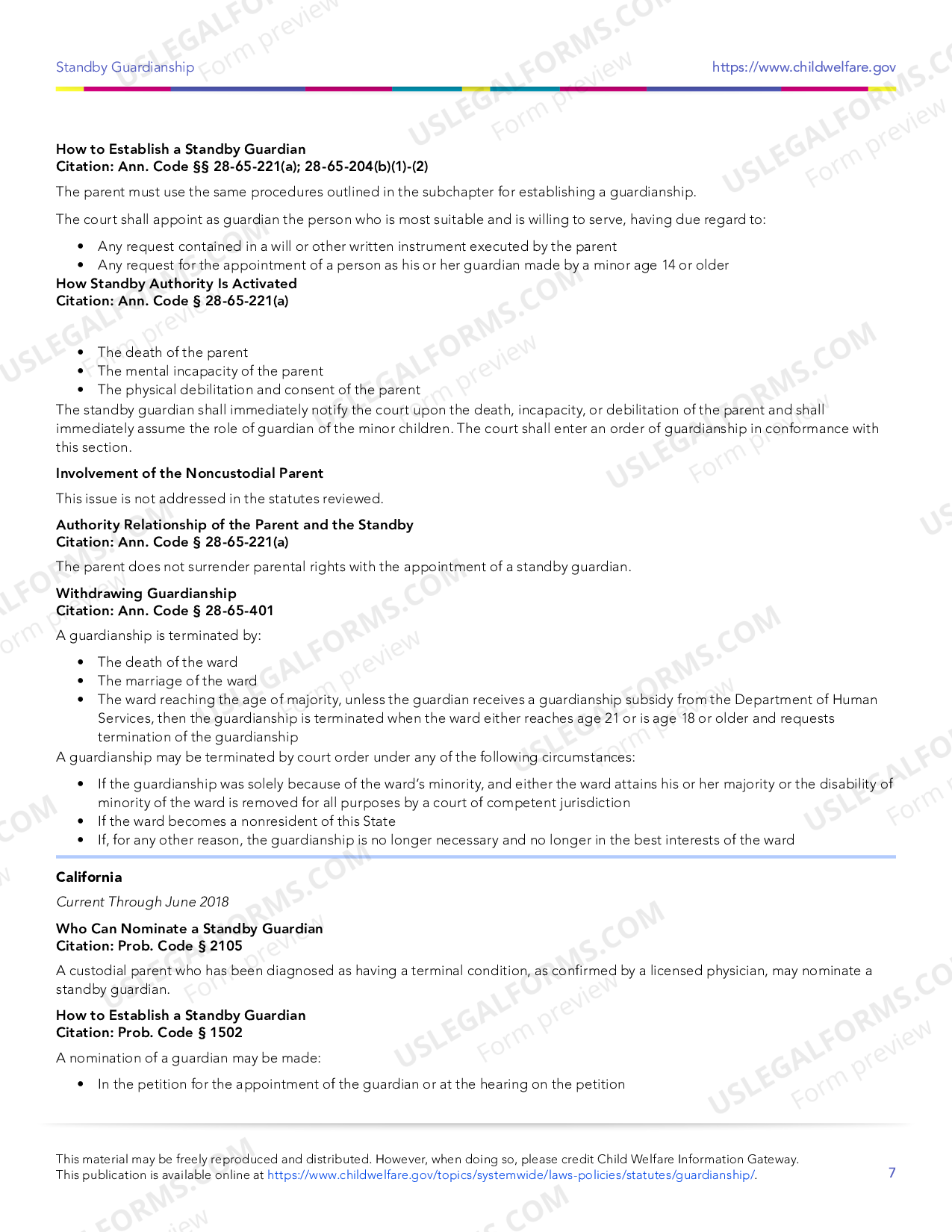 Standby Guardianship Guide - Standby Guardianship | US Legal Forms