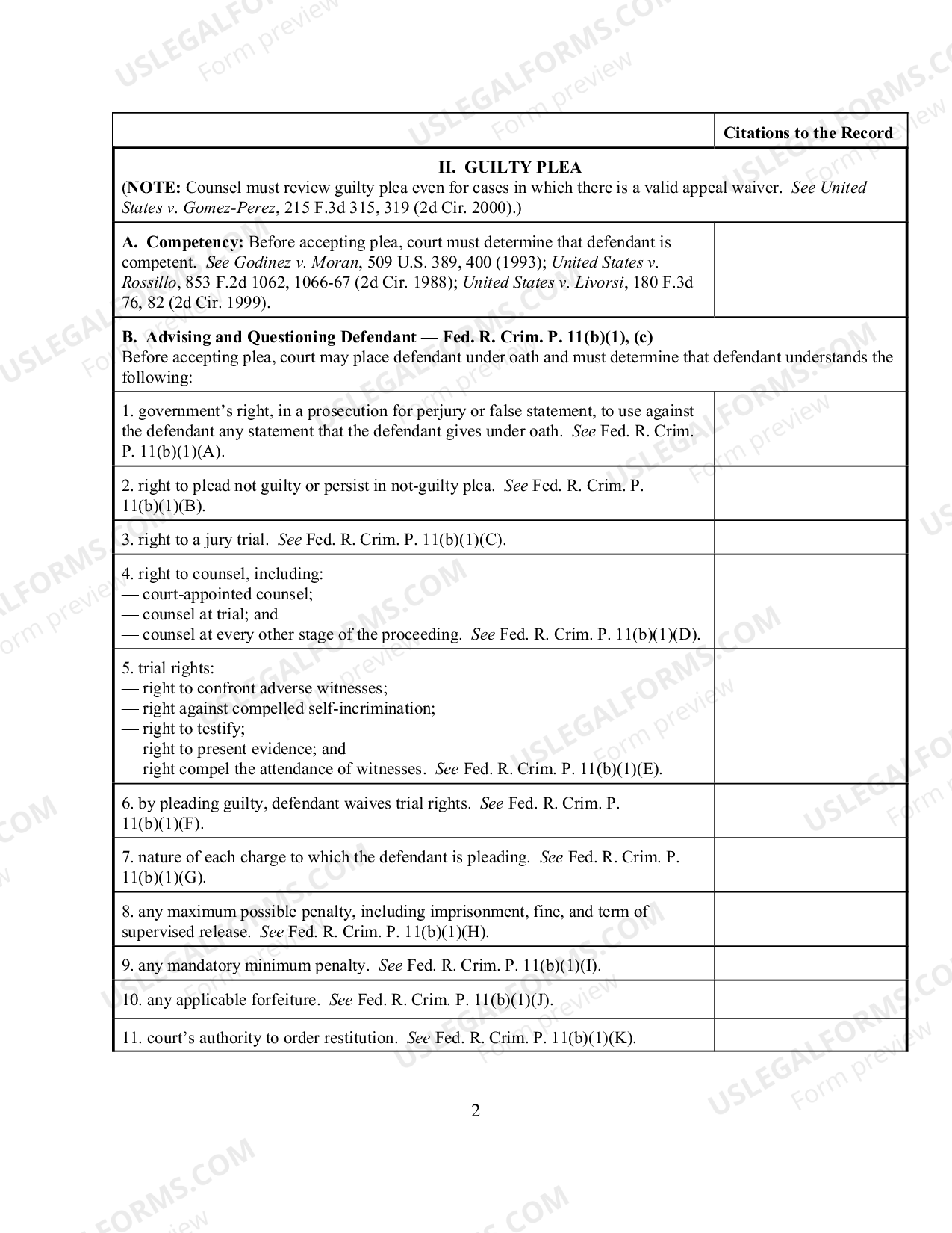 How to file an Anders brief Appendix A: Checklist for filing an Anders ...
