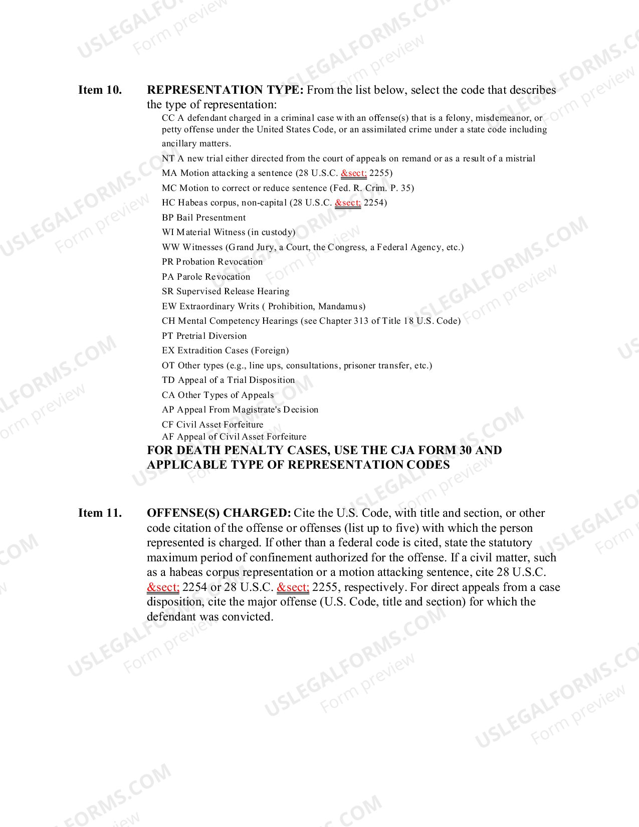 CJA Form 20 Instructions | US Legal Forms