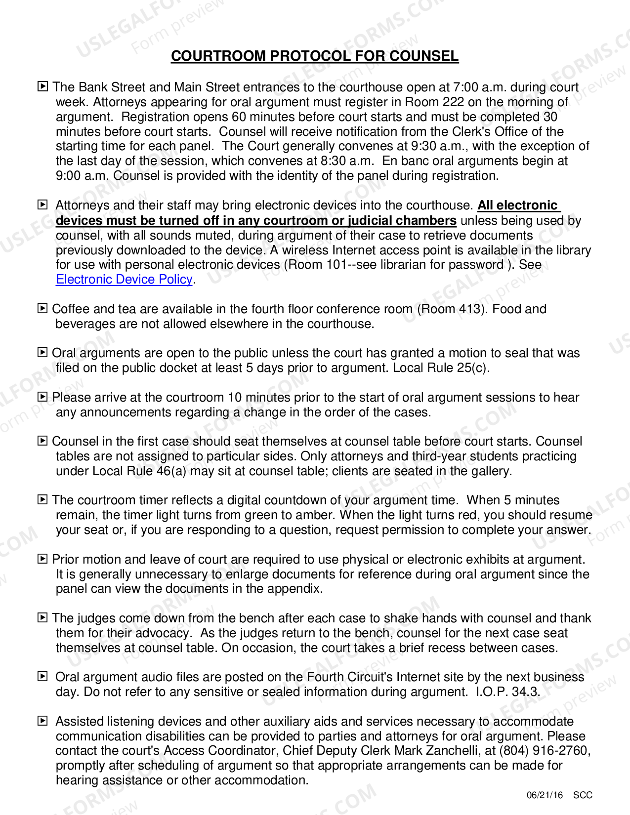 Courtroom Protocol for Counsel | US Legal Forms