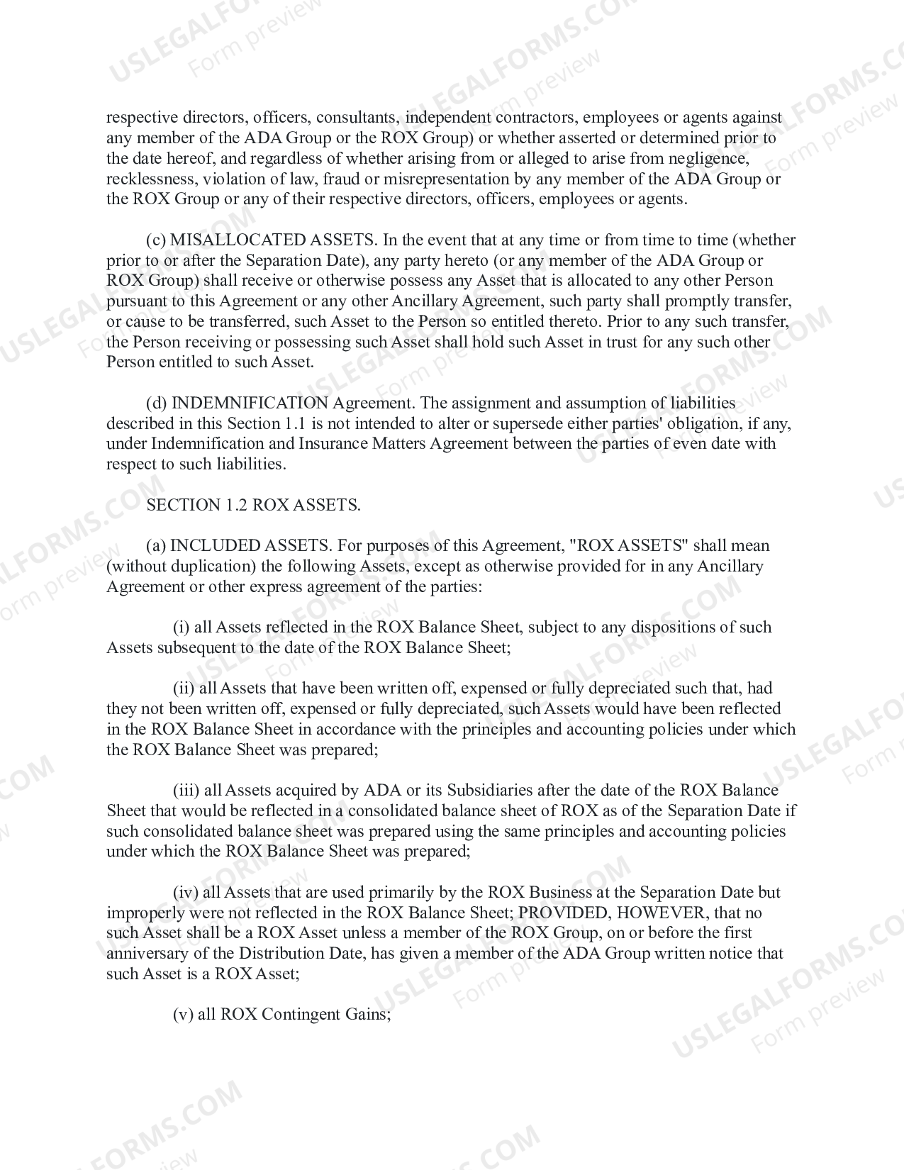 General Assignment and Assumption Agreement | US Legal Forms