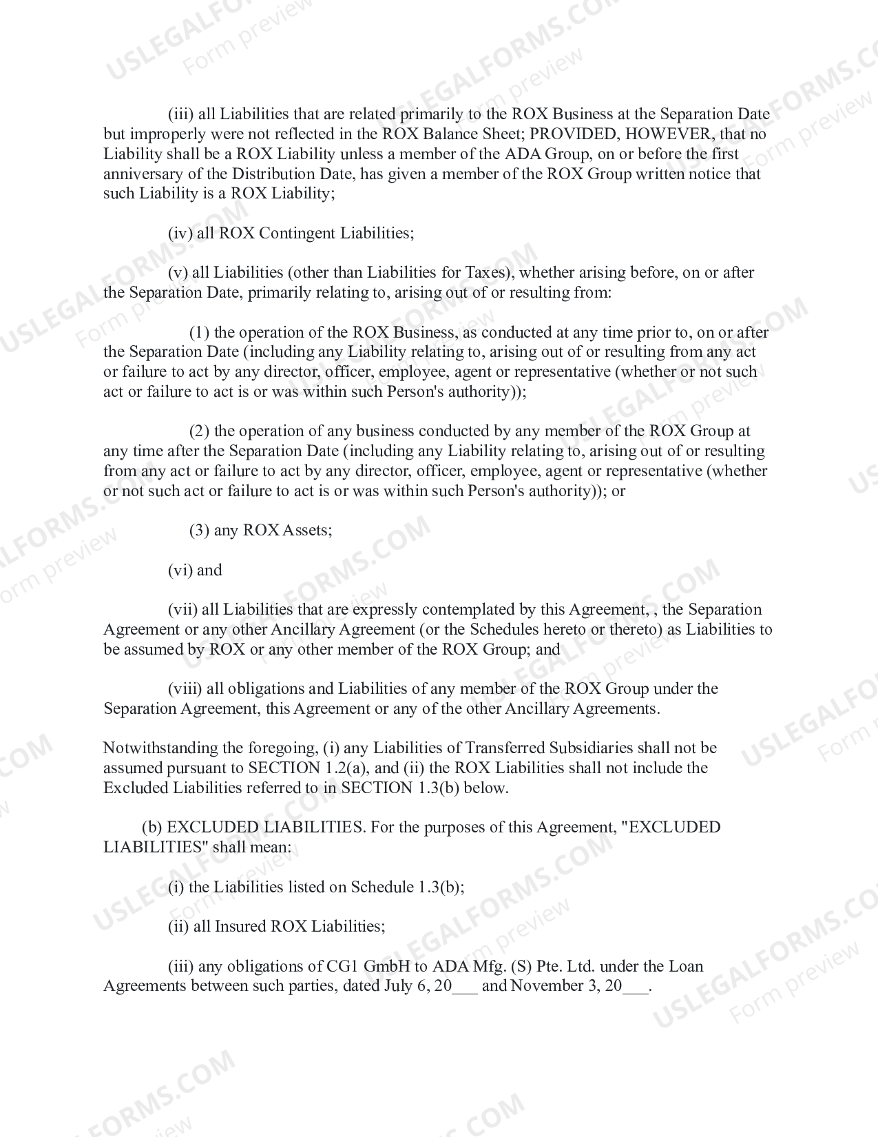 General Assignment and Assumption Agreement | US Legal Forms