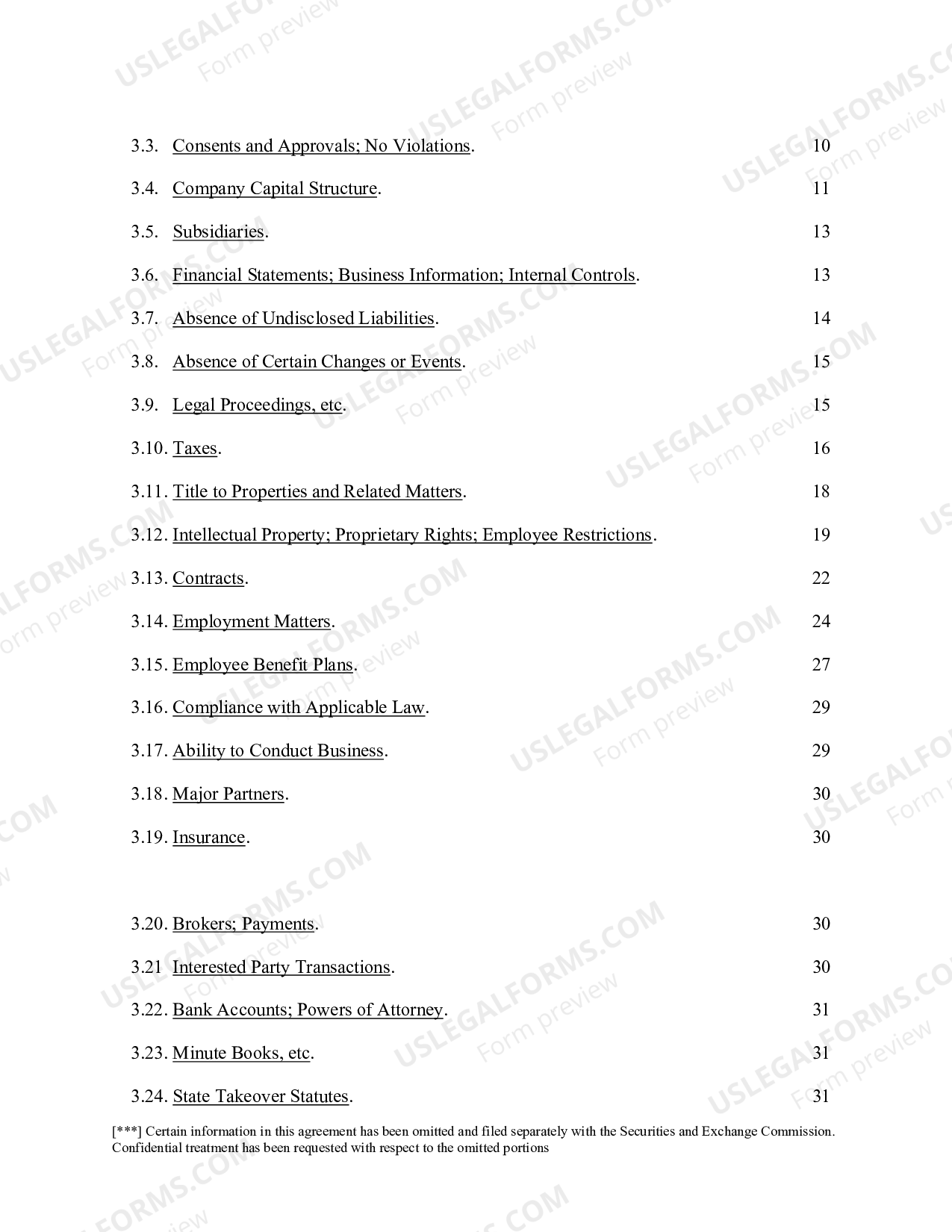 Agreement and Plan of Merger | US Legal Forms