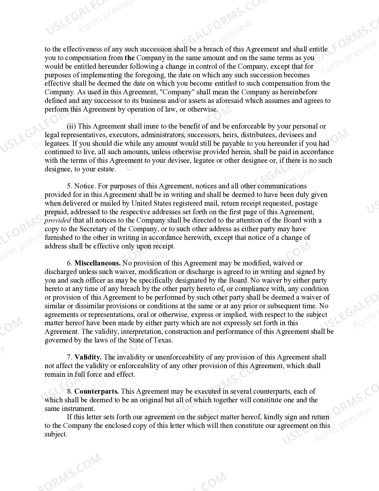 Agreements Form Agreement Formal | US Legal Forms