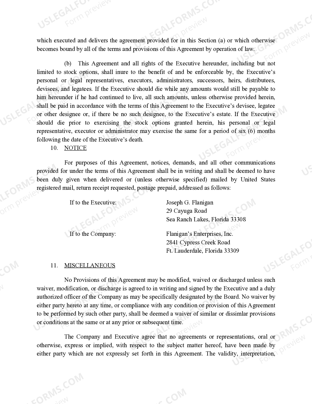 Amendment Template For Employment Contract | US Legal Forms