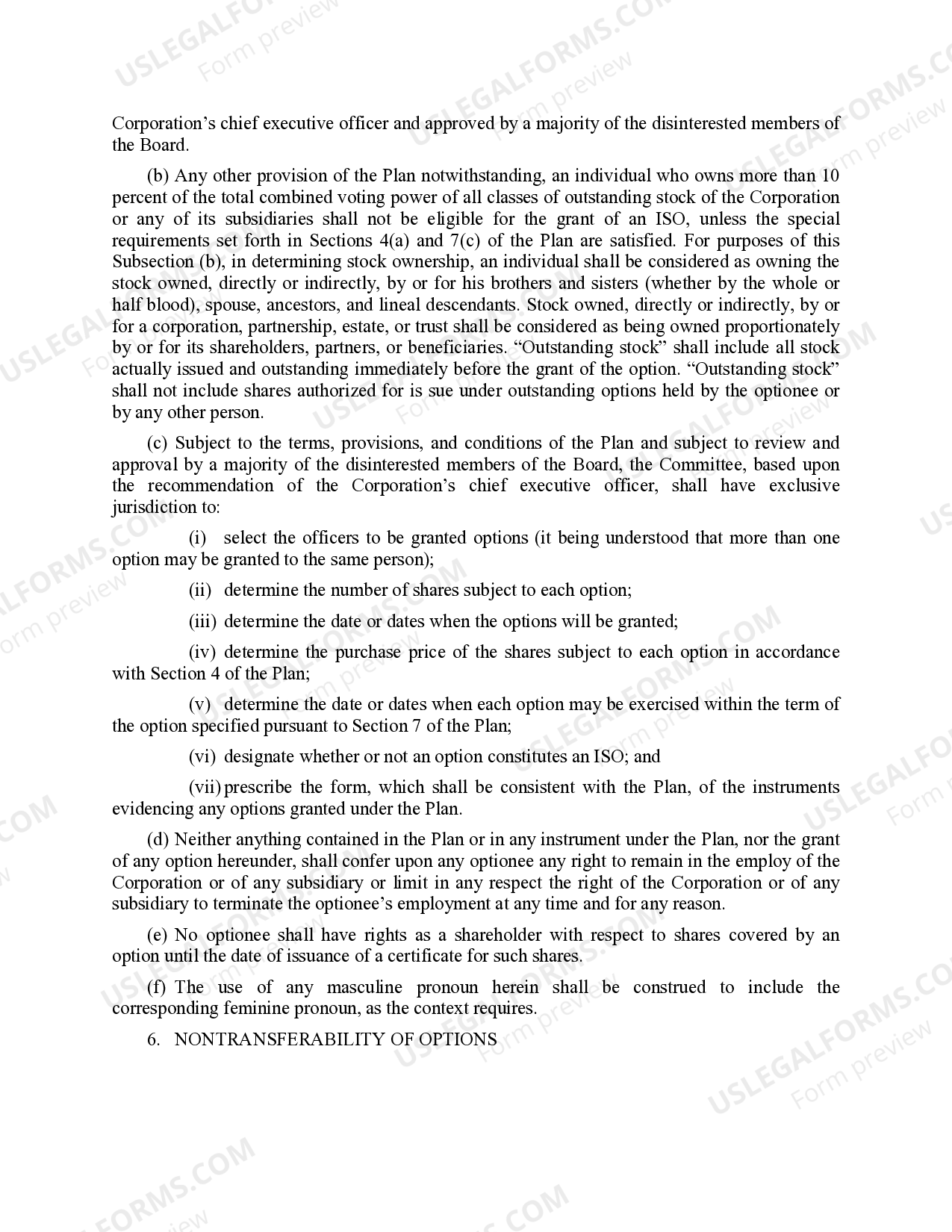 Stock Option Plan of National Penn Bancshares, Inc. | US Legal Forms