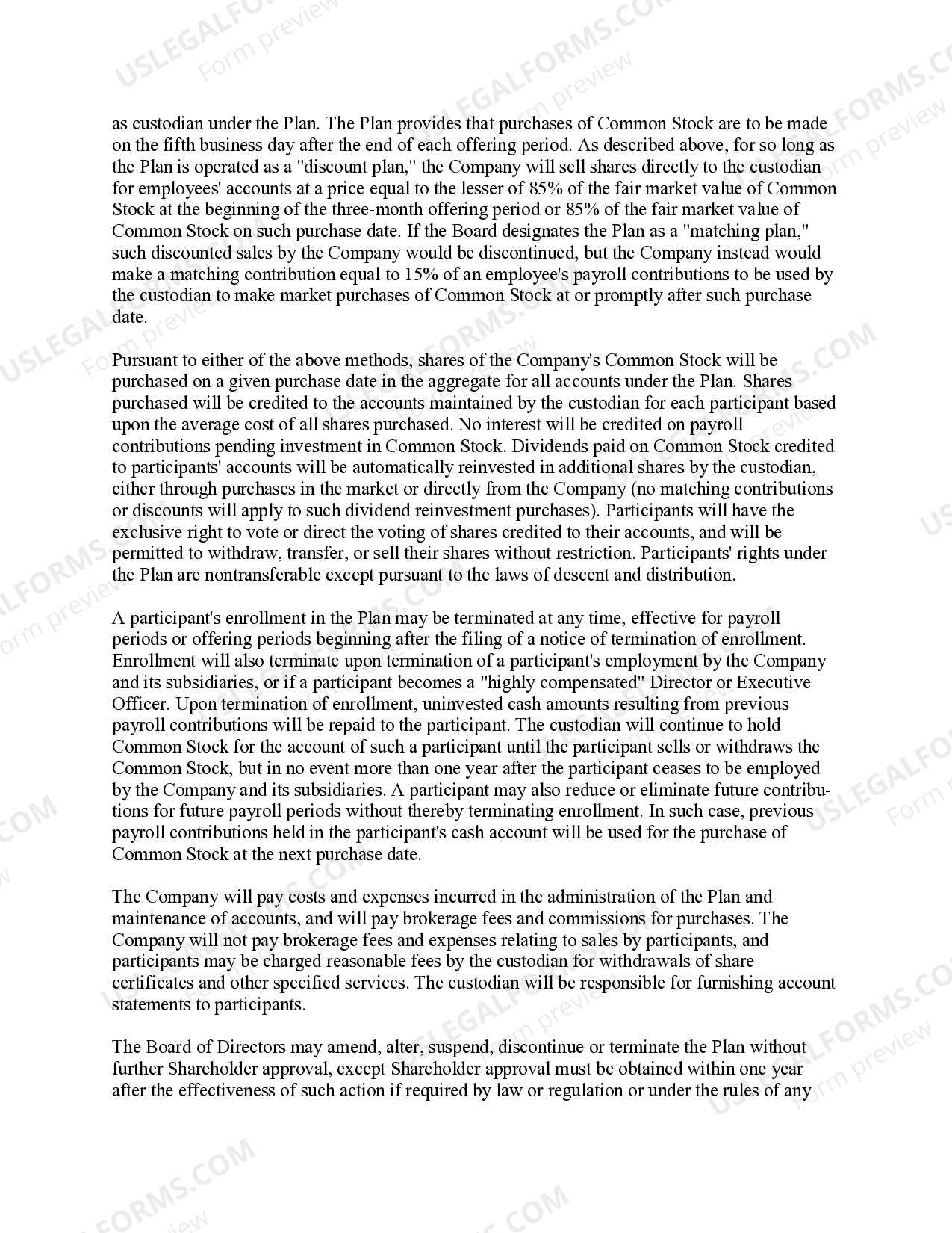 Approval of Employee Stock Purchase Plan of Charming Shoppes, Inc. | US ...