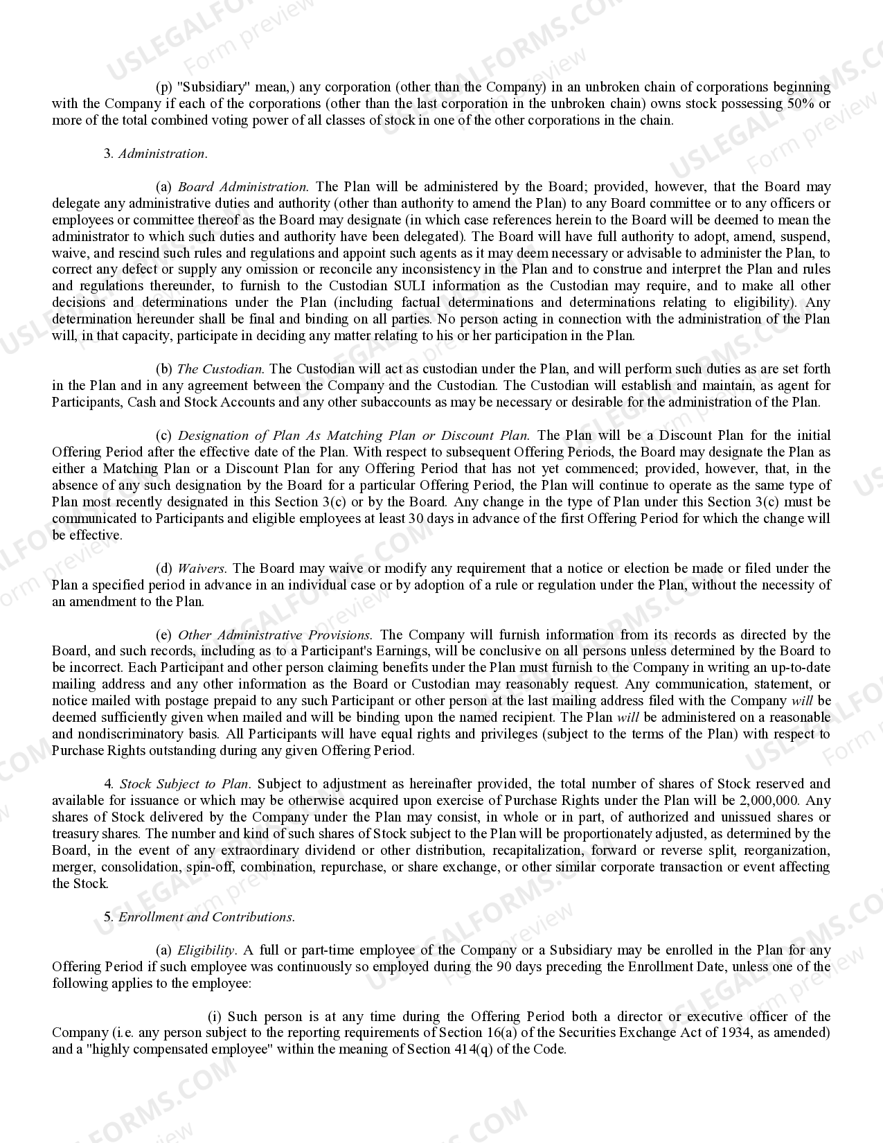 Employee Stock Purchase Plan of Charming Shoppes, Inc. | US Legal Forms