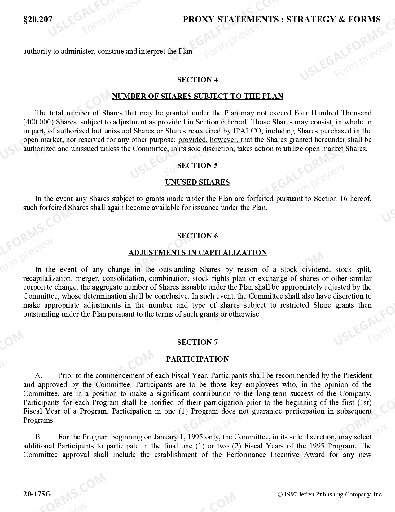 Long Term Performance and Restricted Stock Incentive Plan of Ipalco ...