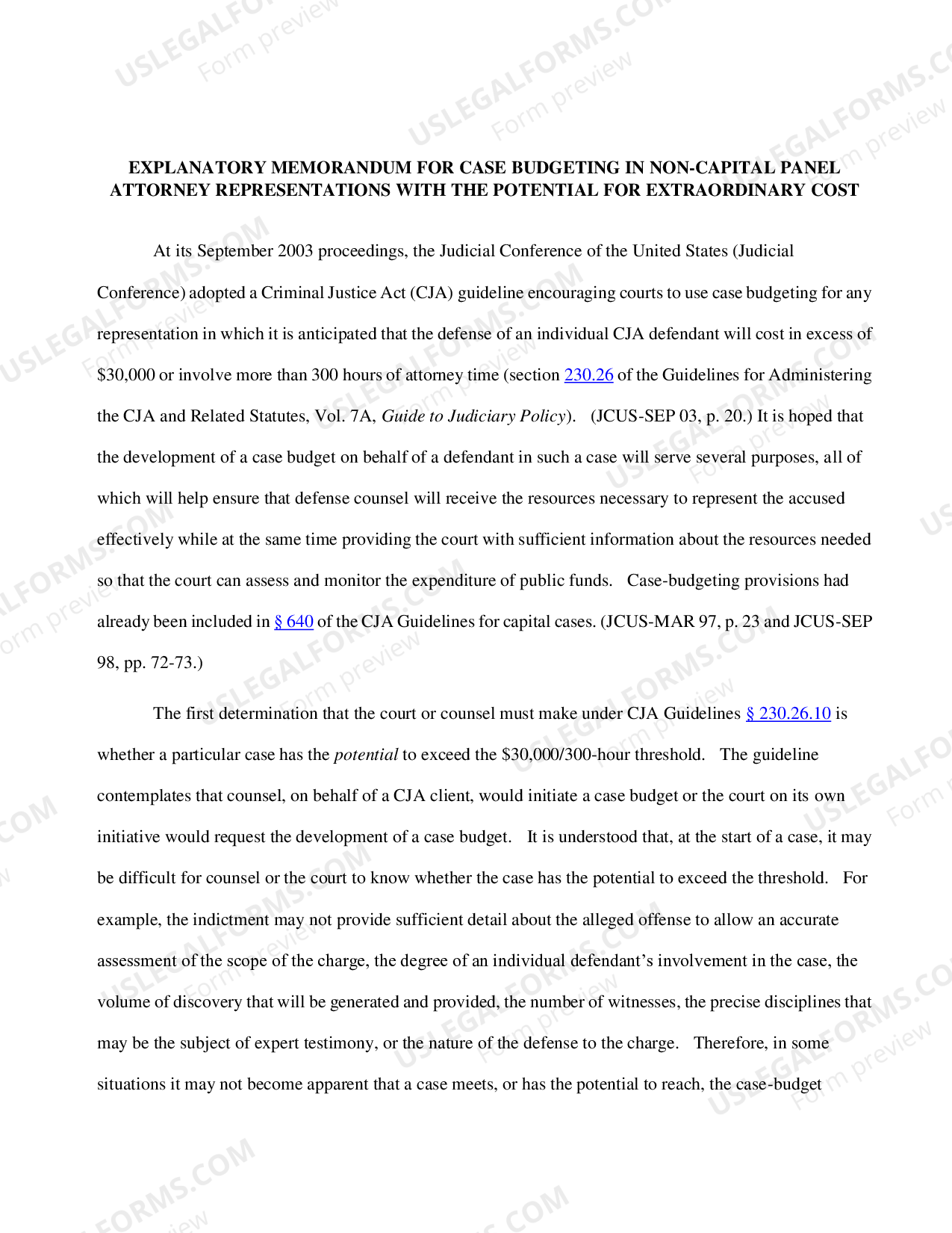 Instructions for Investigative Services Summary Budget Worksheet for Non-capital Representations ...