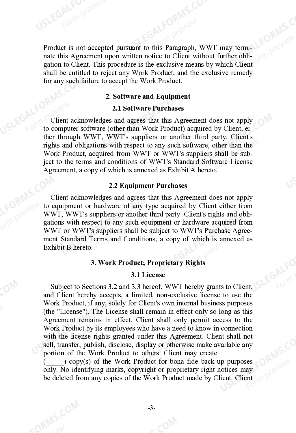 Network Services Agreement | US Legal Forms