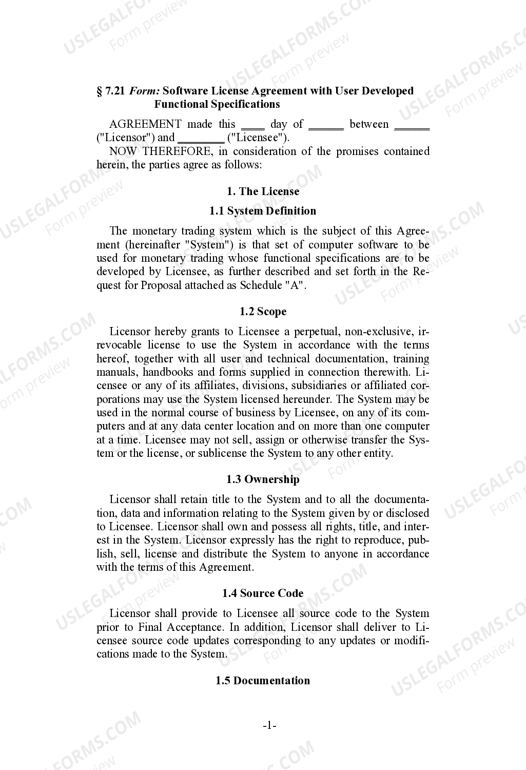 Franklin Ohio Software License Agreement with User Developed Functional ...