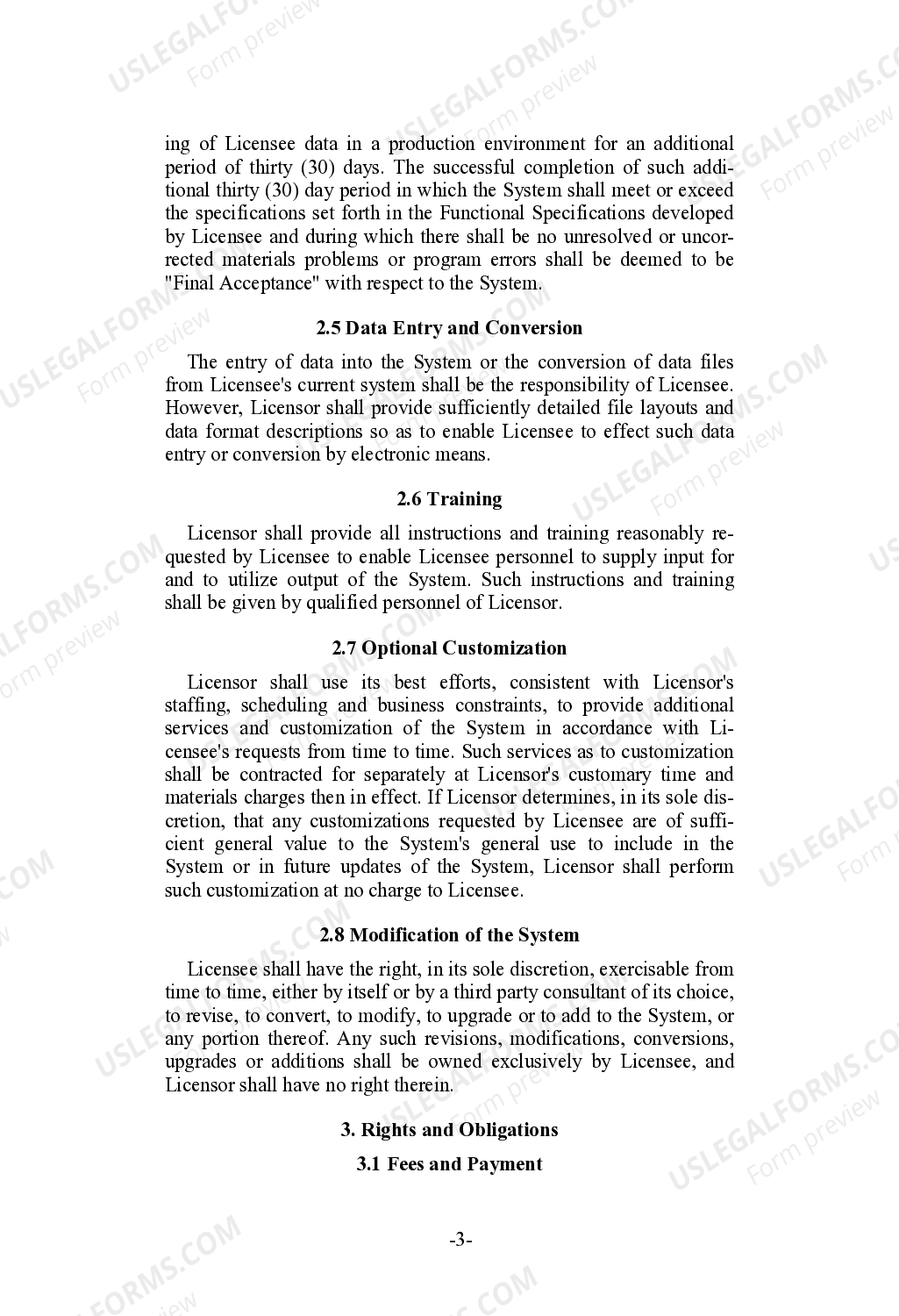 Franklin Ohio Software License Agreement with User Developed Functional ...