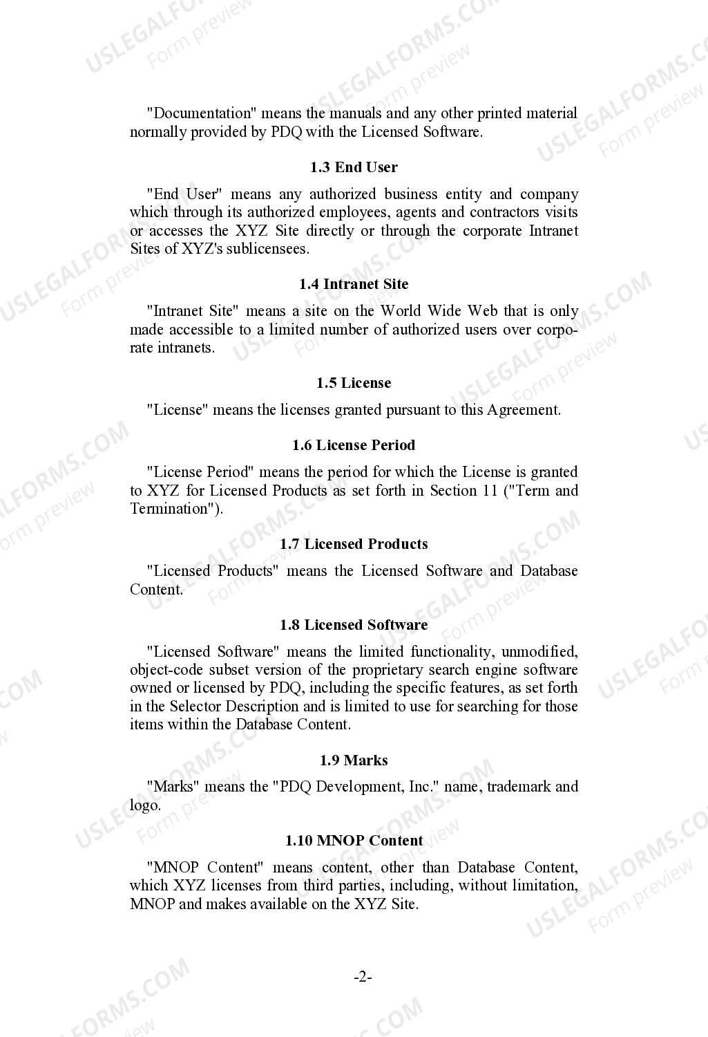 Software License Agreement Involving Third-Party | US Legal Forms