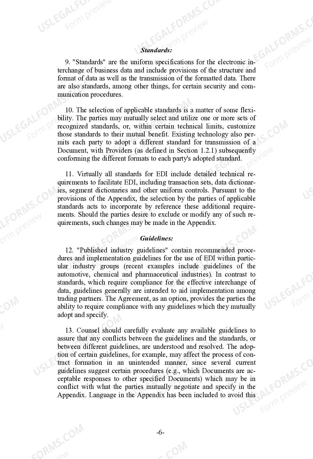Data Interchange Agreement With Examples | US Legal Forms