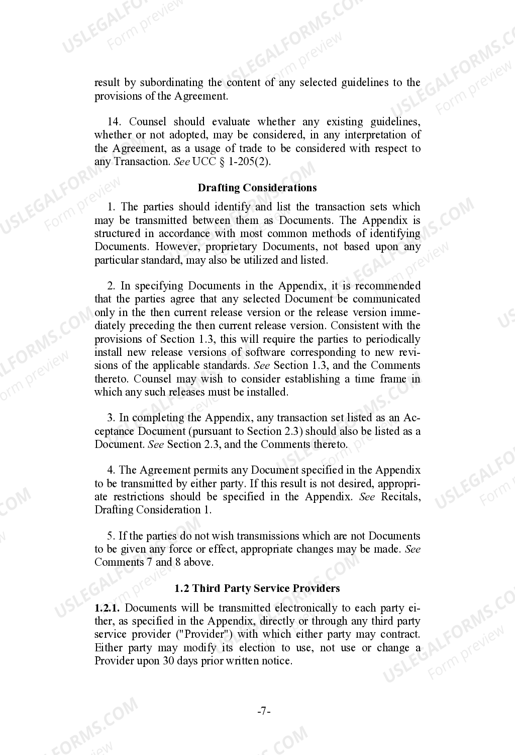 Data Interchange Agreement With Examples | US Legal Forms