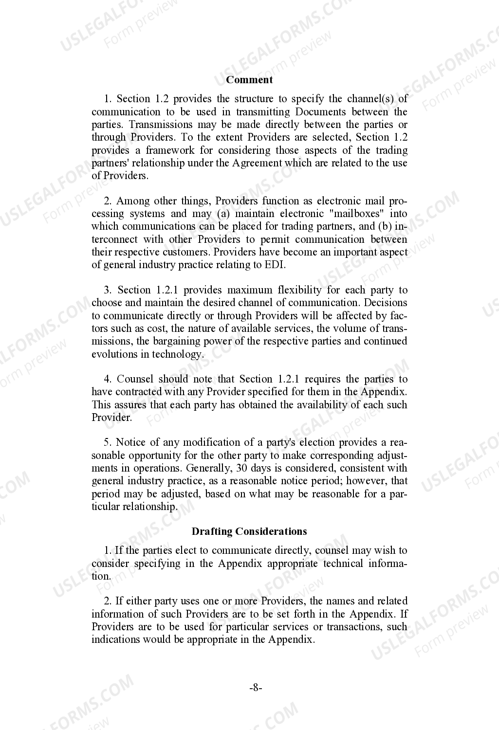 Data Interchange Agreement With Examples | US Legal Forms