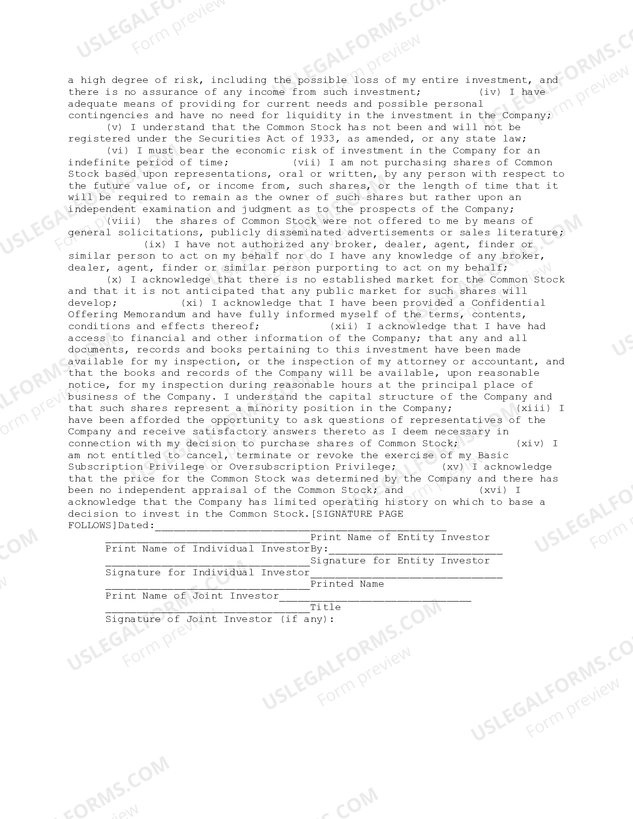 California Investor Suitability Questionnaire - Investor Suitability ...