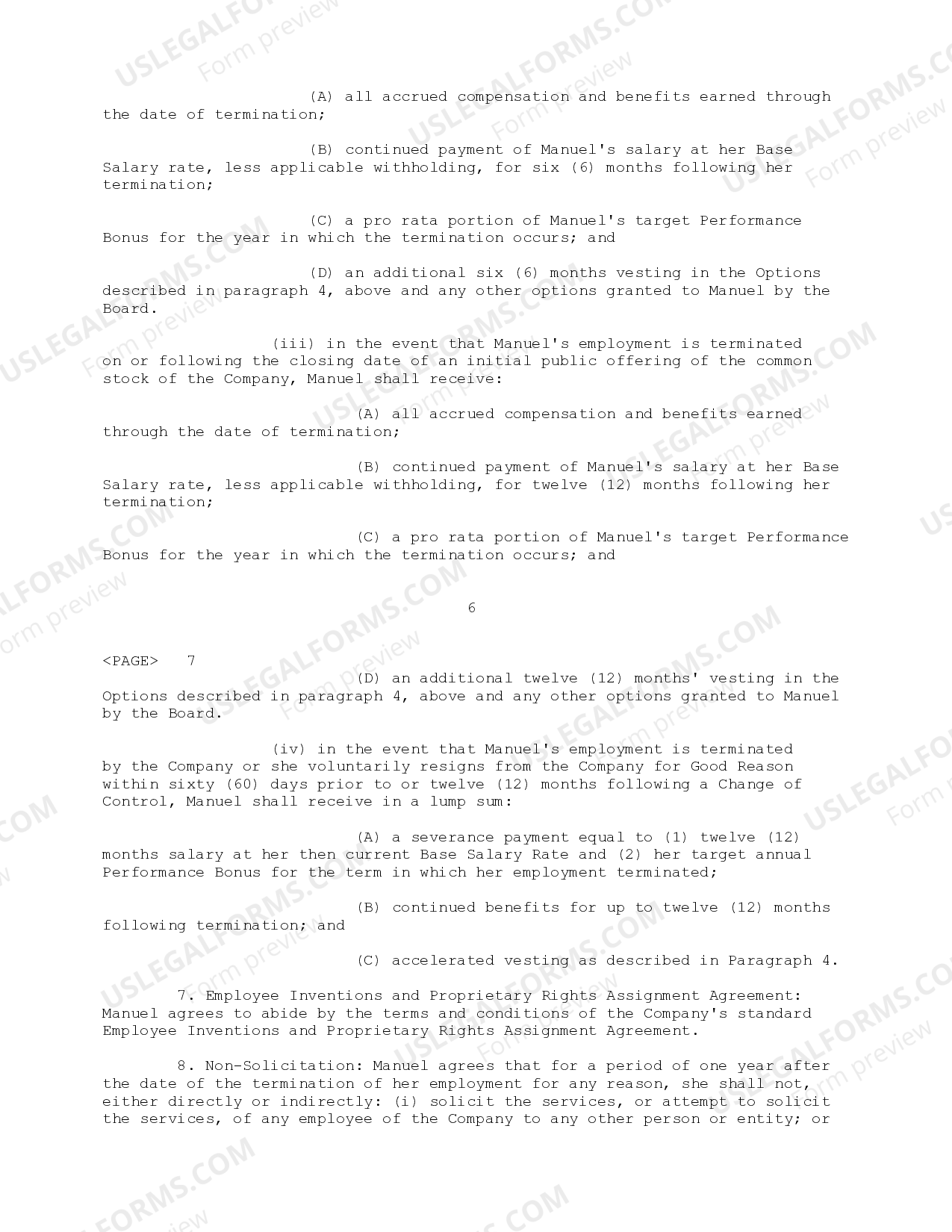 Sample Employment Agreement between Telocity, Inc - President Chief ...