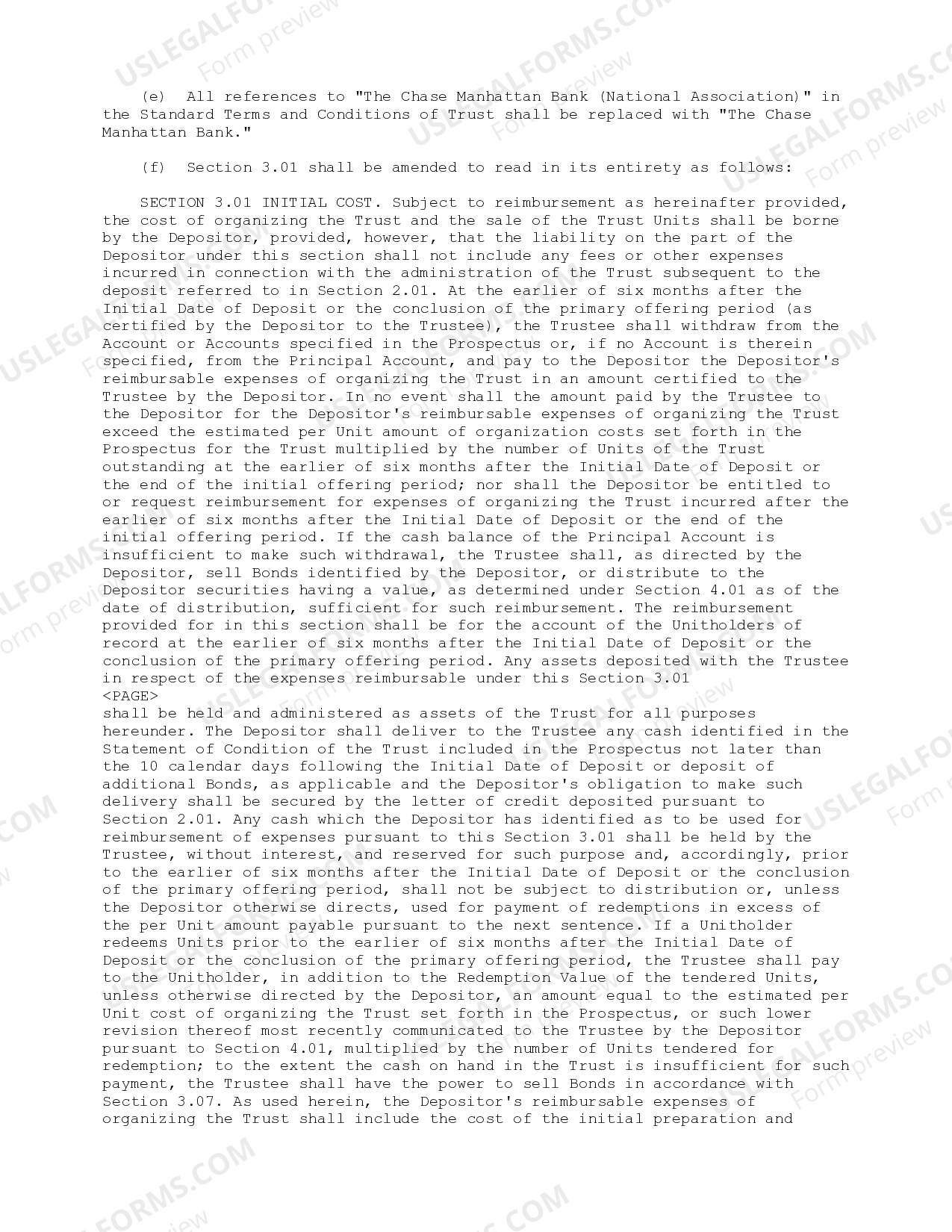 Trust Indenture and Agreement between John Nuveen and Co., Inc. and ...