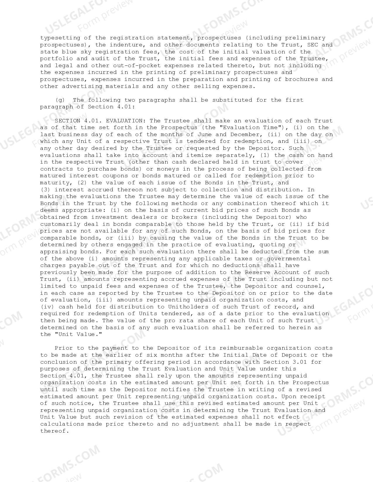 Trust Indenture and Agreement between John Nuveen and Co., Inc. and ...