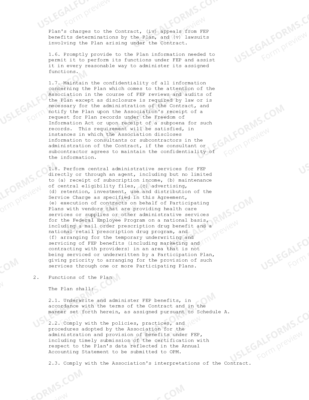 Participation Agreement Form For Employee | US Legal Forms