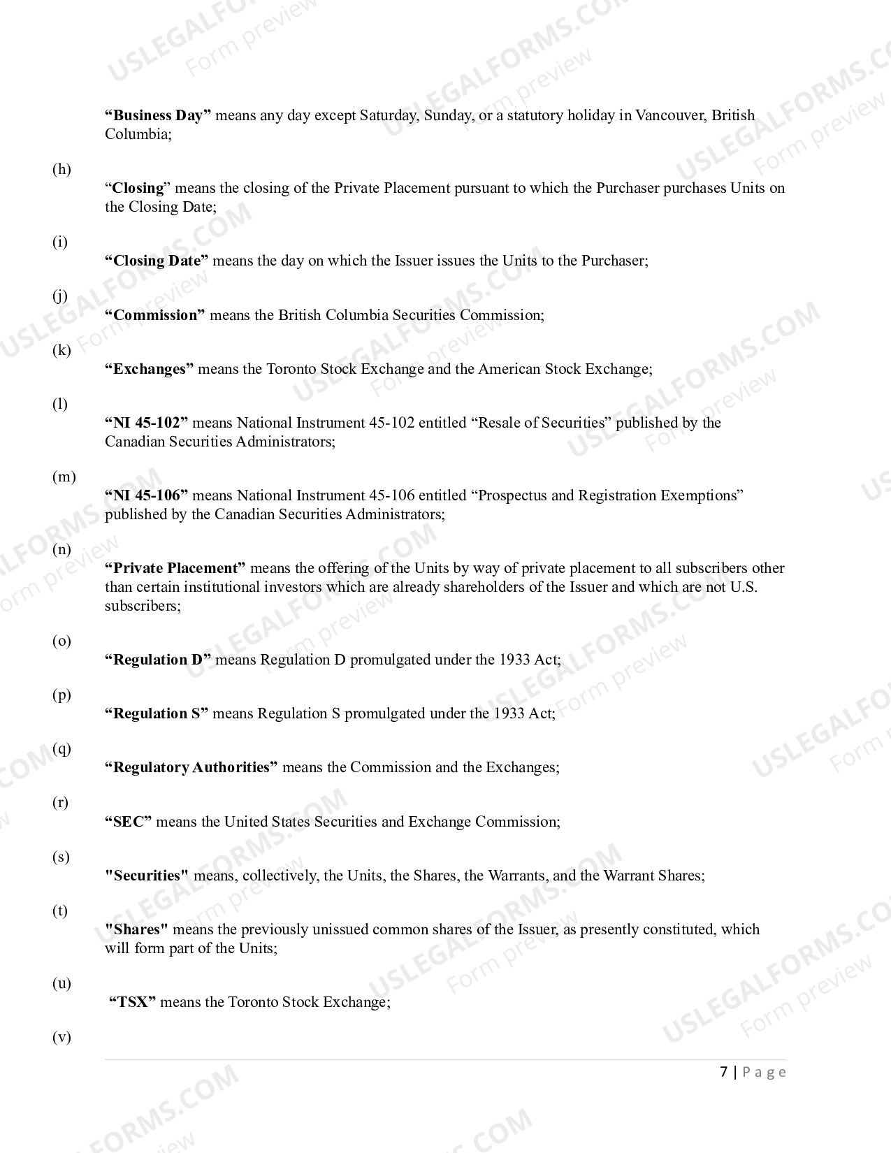Subscription Agreement | US Legal Forms