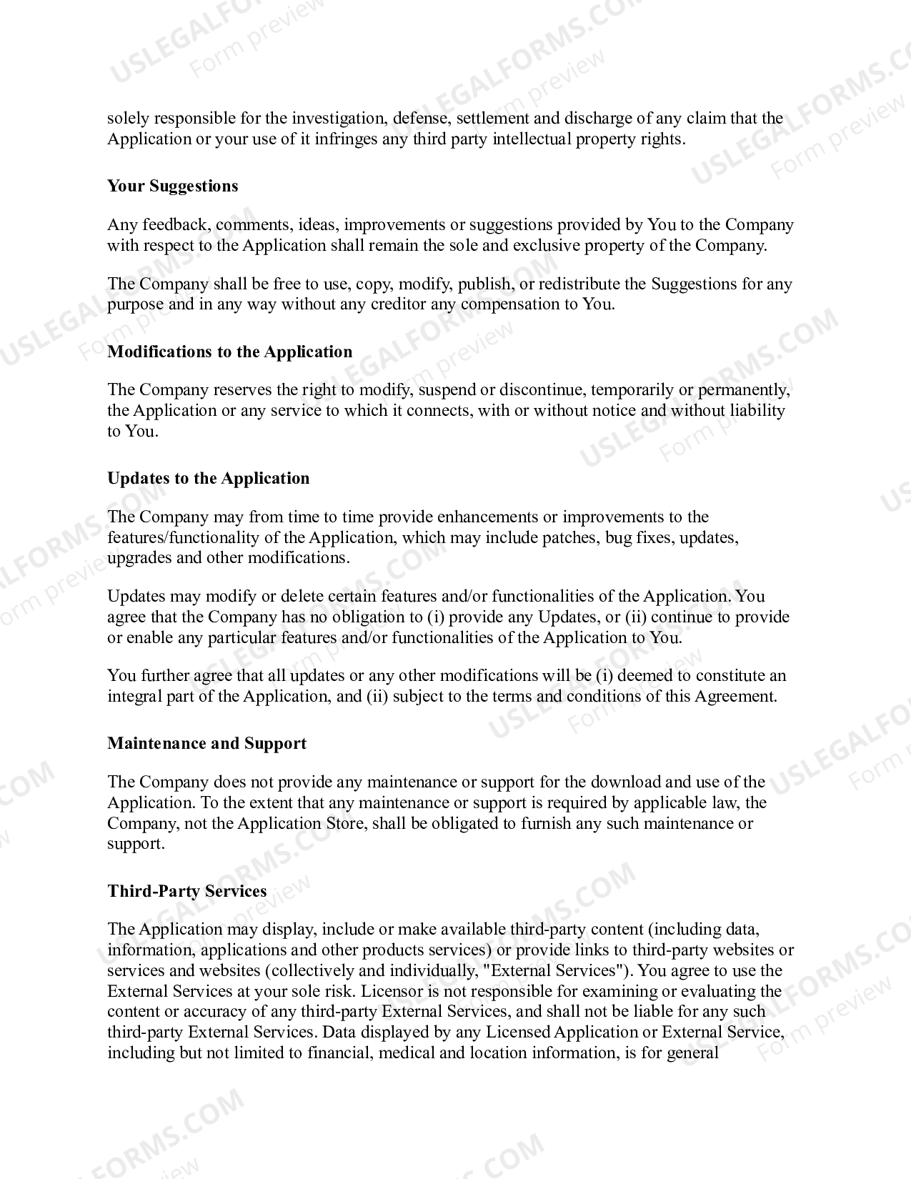 EULA - End User License Agreement | US Legal Forms