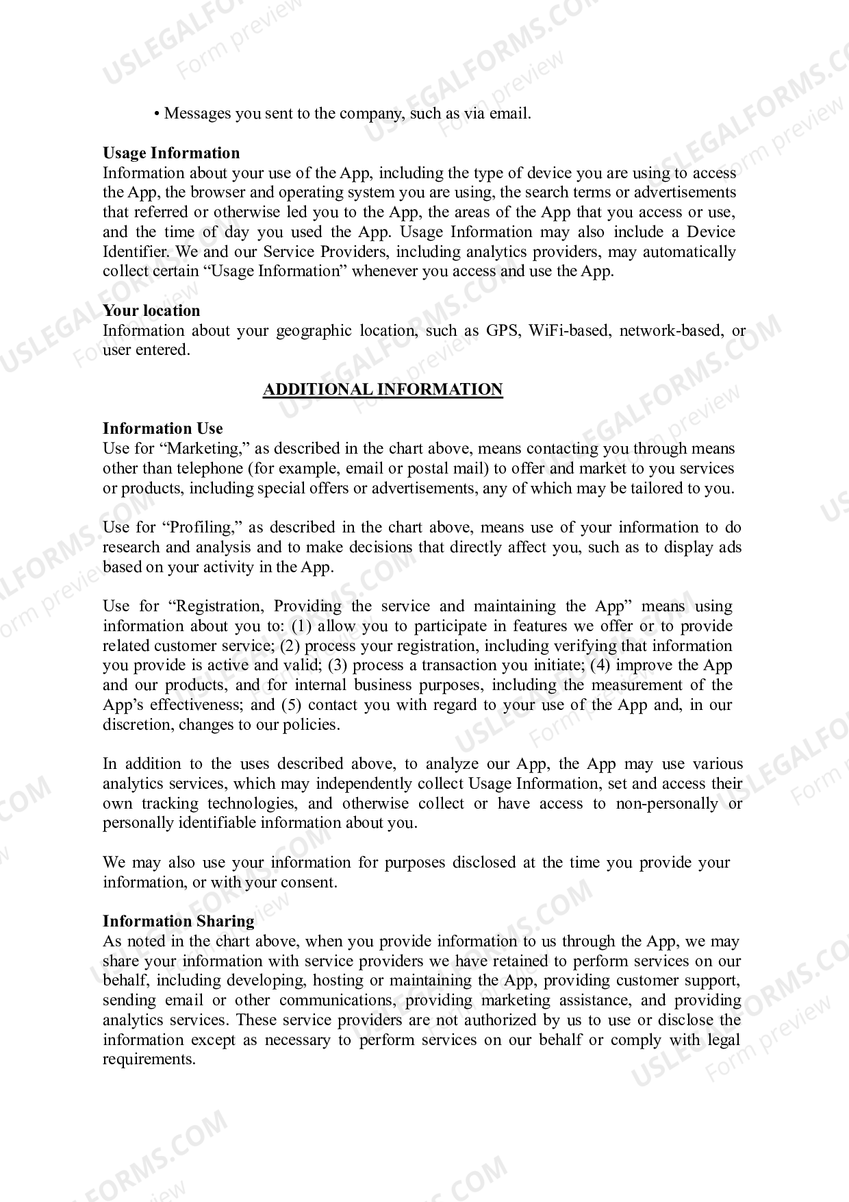 Mobile App Privacy Policy - Mobile App Privacy Policy Template | US ...