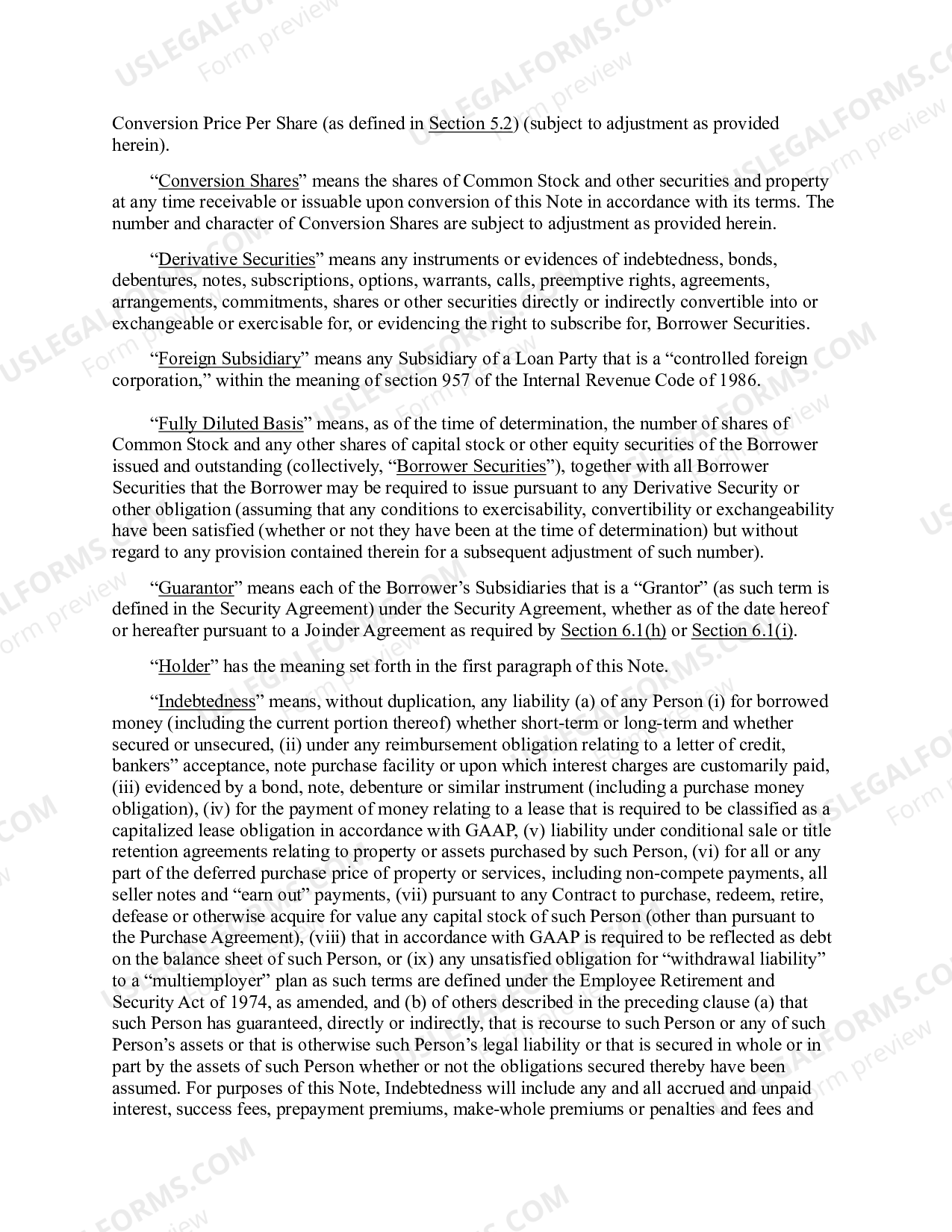 Convertible Secured Promissory Note | US Legal Forms