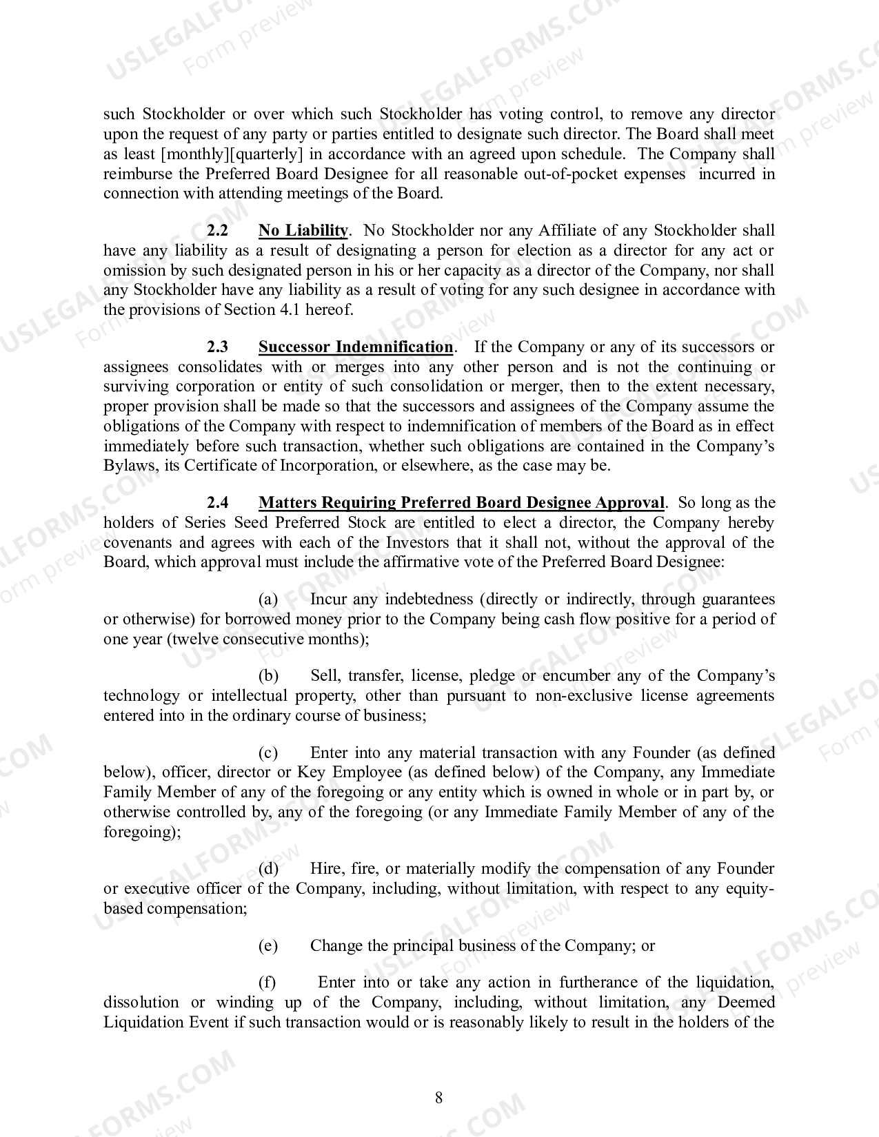 Investors Rights Agreement | US Legal Forms