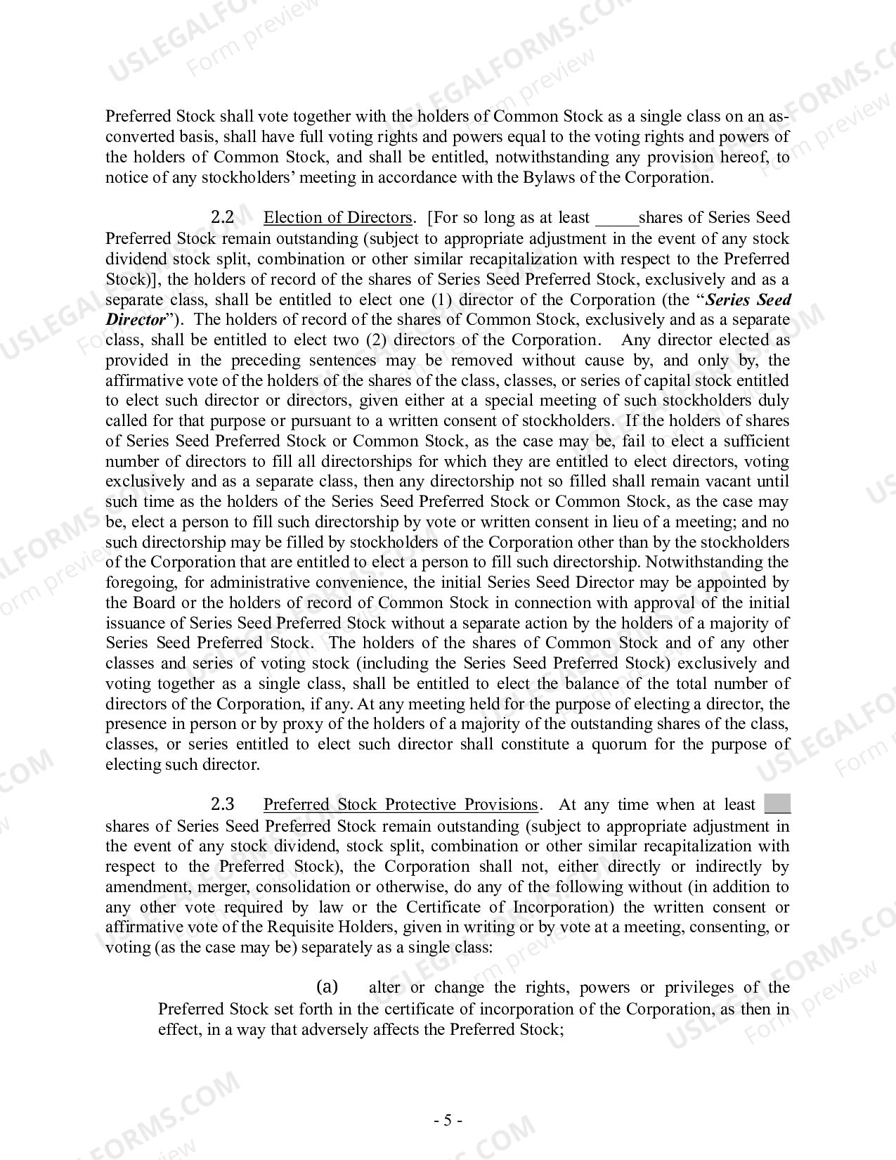 Restated Certificate of Incorporation | US Legal Forms