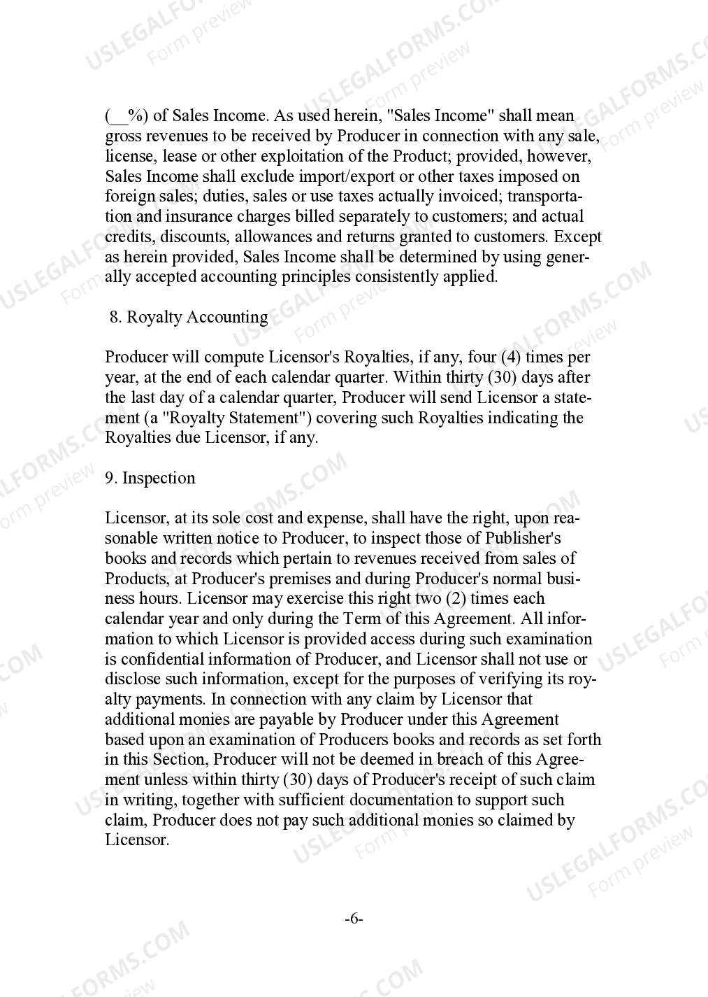 Art Work License Agreement - Artwork Licensing Agreement | US Legal Forms