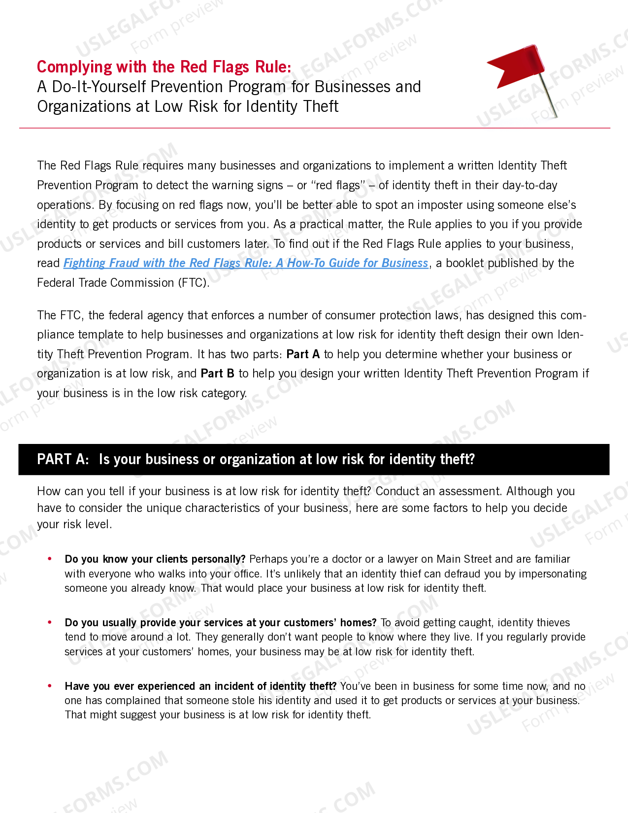 Guide to Complying with the Red Flags Rule under FCRA and FACTA - Fcra ...