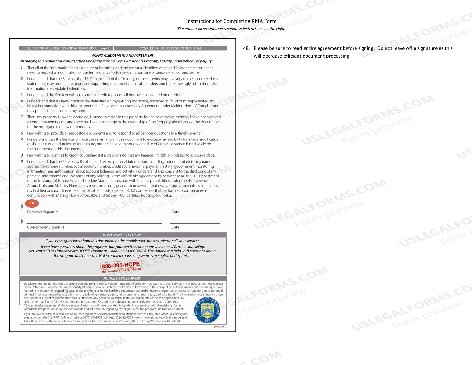 Kentucky Instructions for Completing Request for Loan Modification and ...