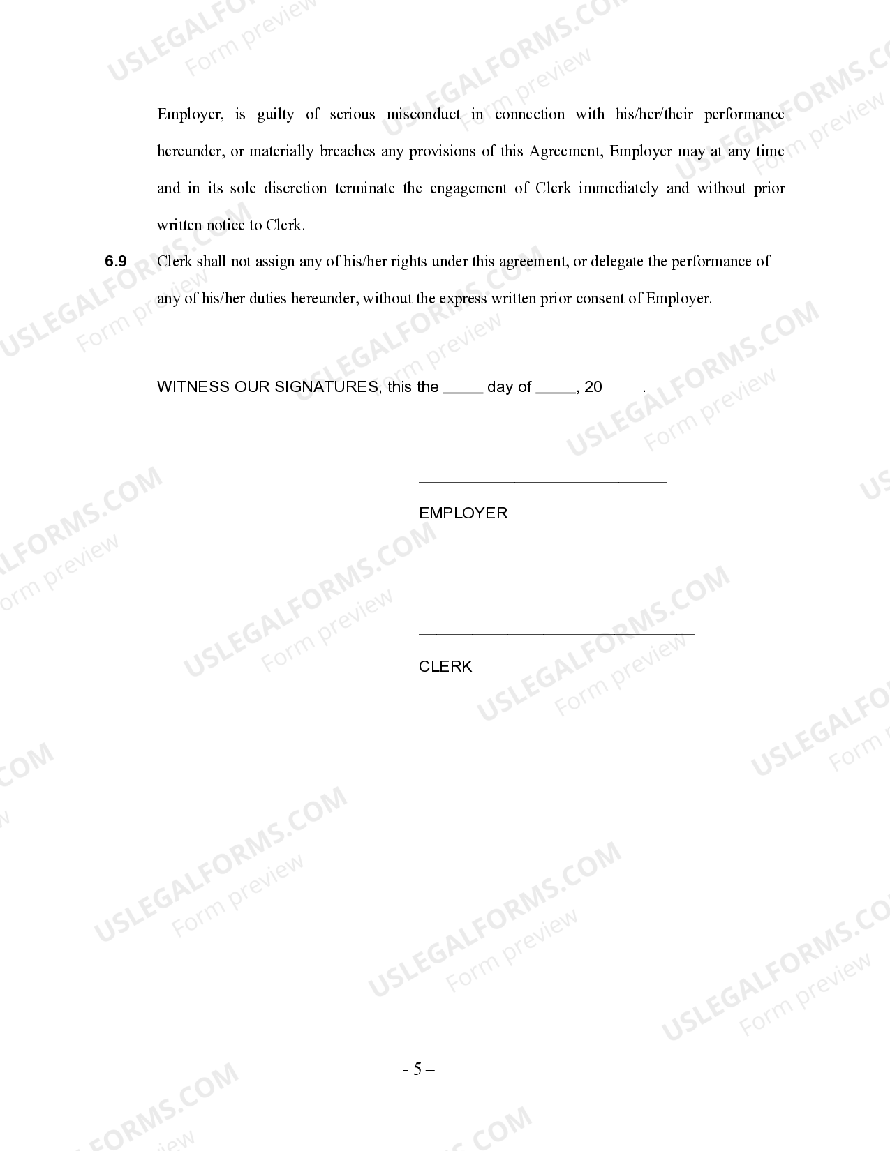 California Data Entry Employment Contract - Self - Employment ...