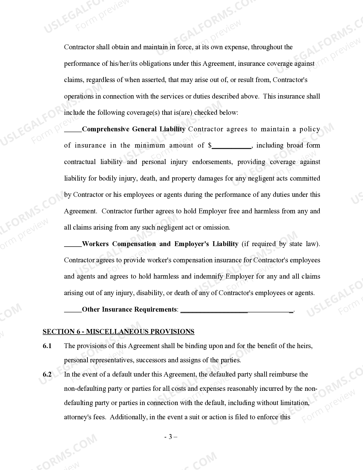 South Dakota Generator Installation And Repair Services Contract - Self ...