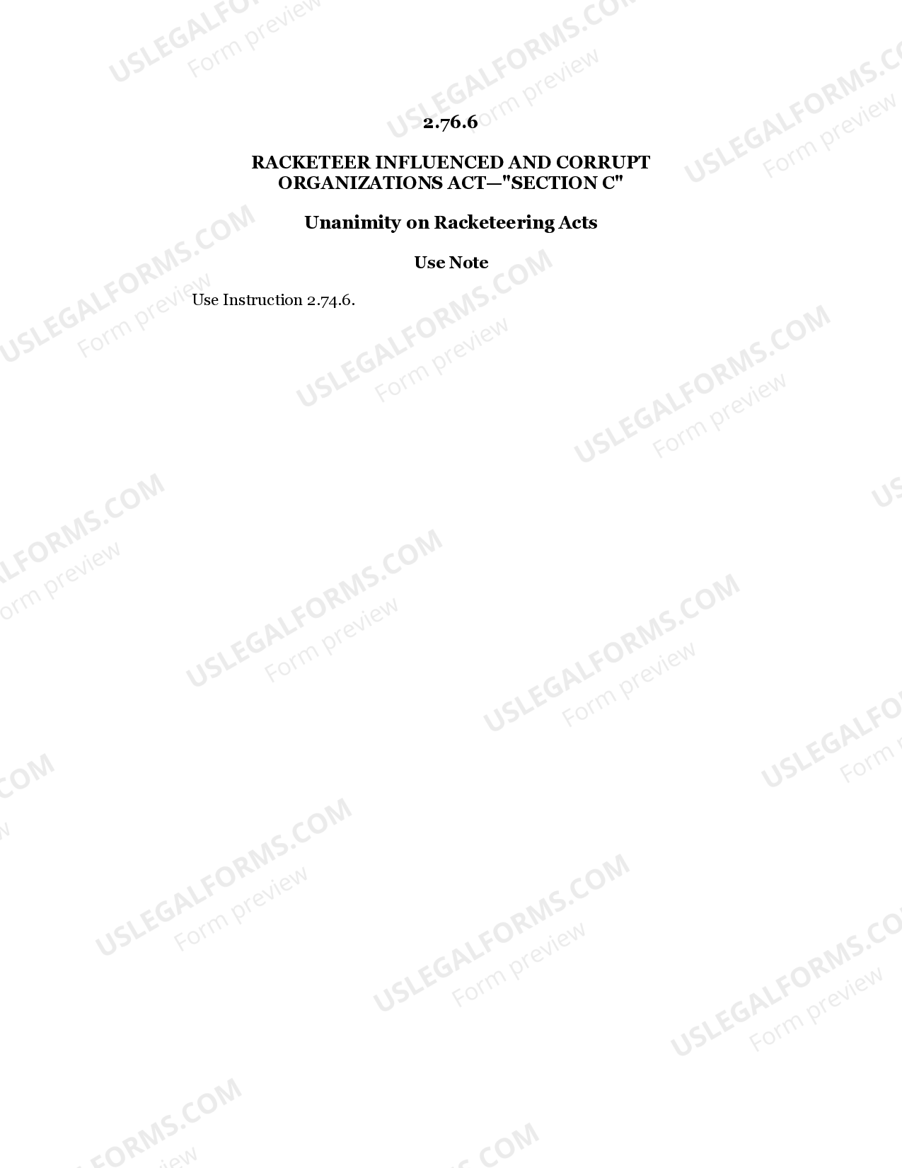 2.76.6 RACKETEER INFLUENCED AND CORRUPT ORGANIZATIONS ACT-"SECTION C ...