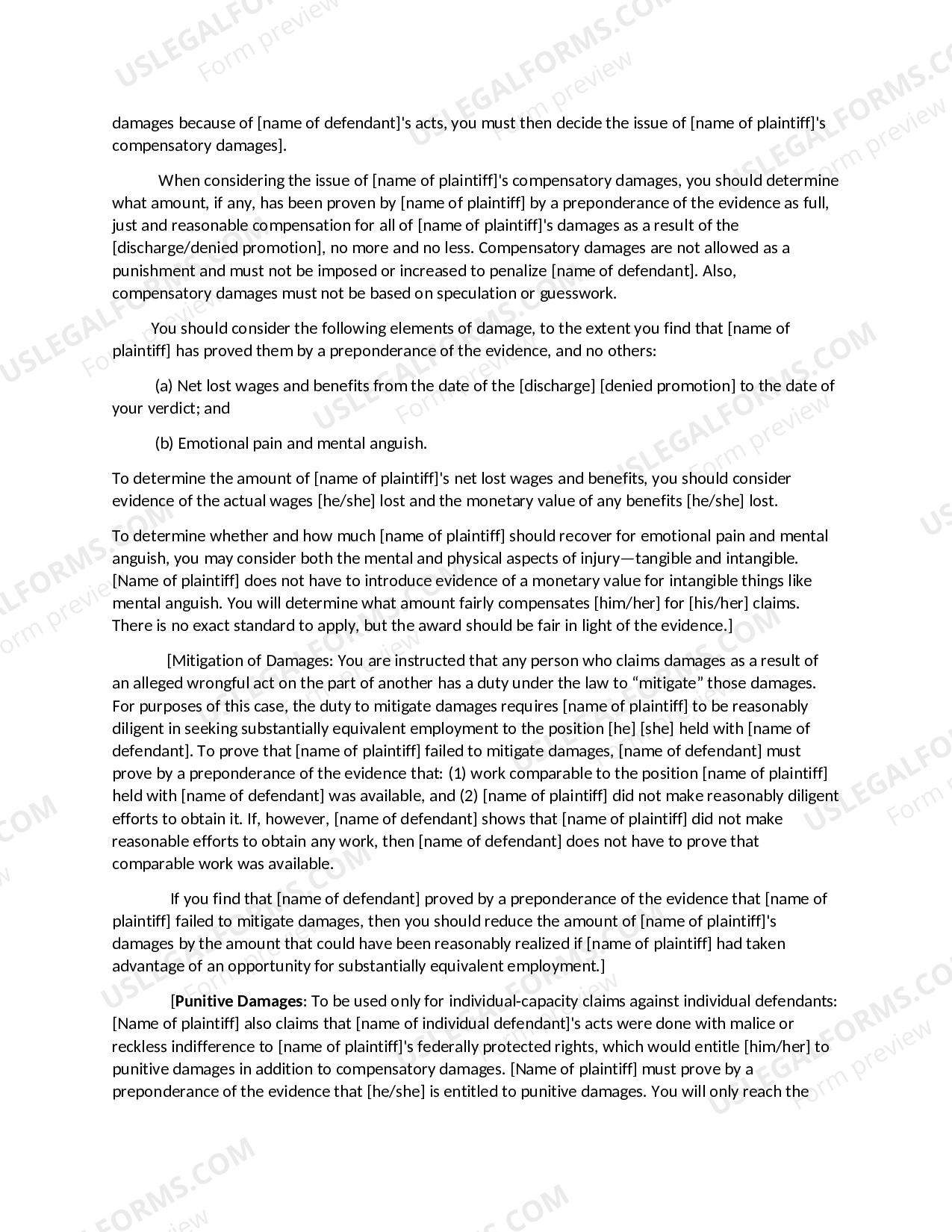 Public Employee-First Amendment Claim- Discharge or Failure to Promote ...