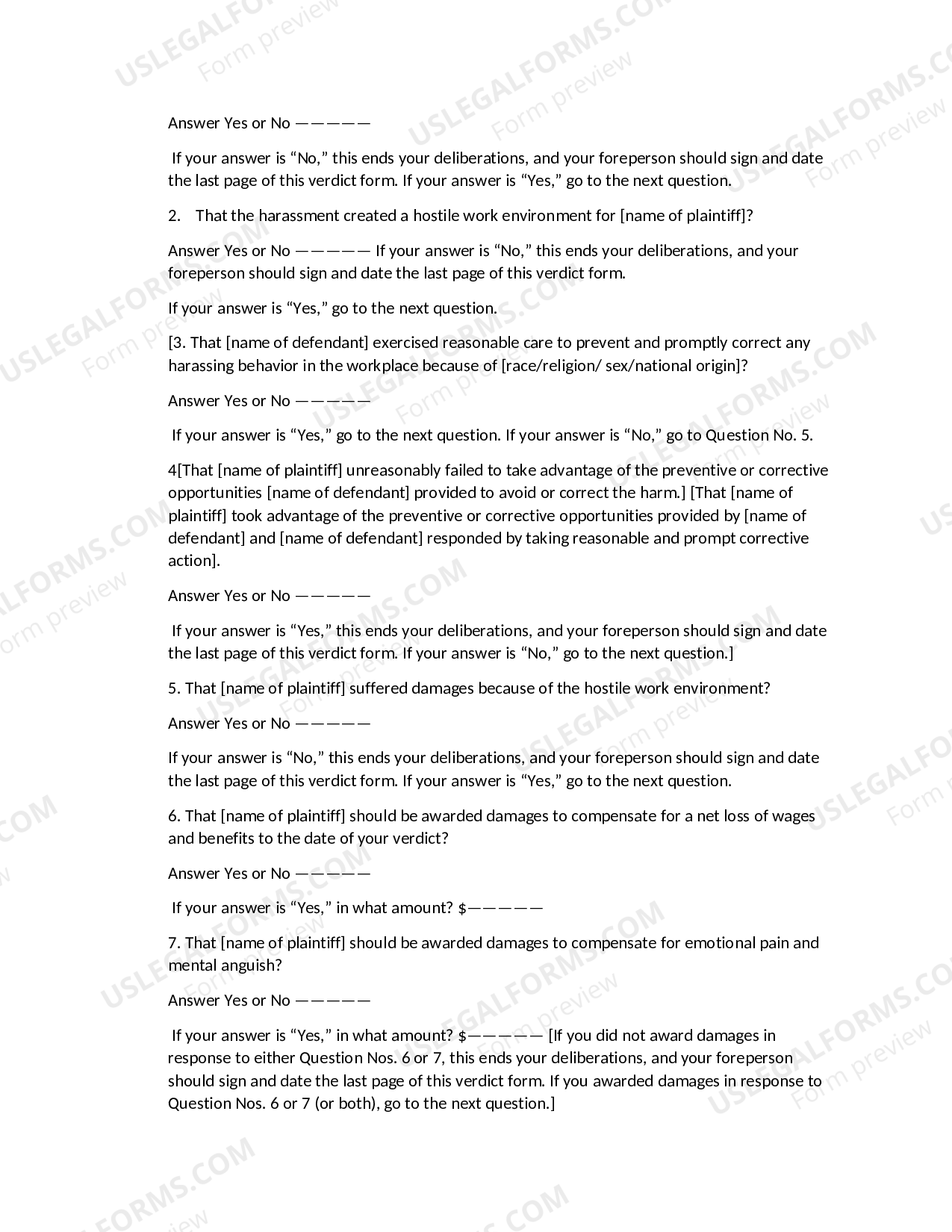 Title VII-Civil Rights Act-Workplace Harassment by Supervisor-No ...