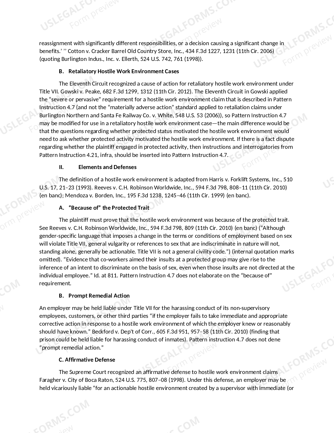 Title VII-Civil Rights Act-Workplace Harassment by Co-Worker or Third ...