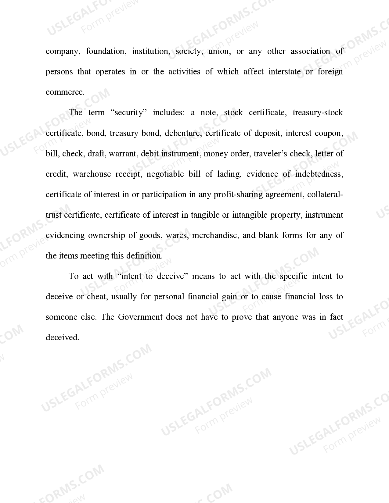 Counterfeit or Forged Securities | US Legal Forms