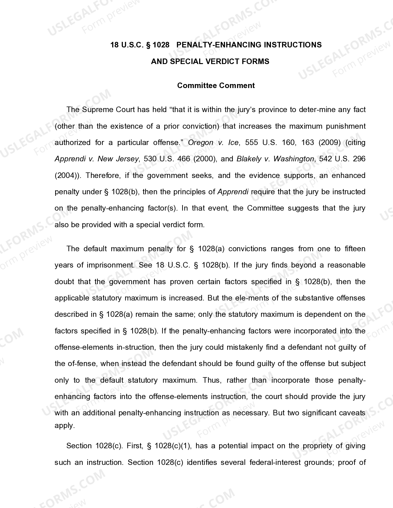18 U.S.C. Sec. 1028 DEFINITION OF "LAWFUL AUTHORITY" | US Legal Forms