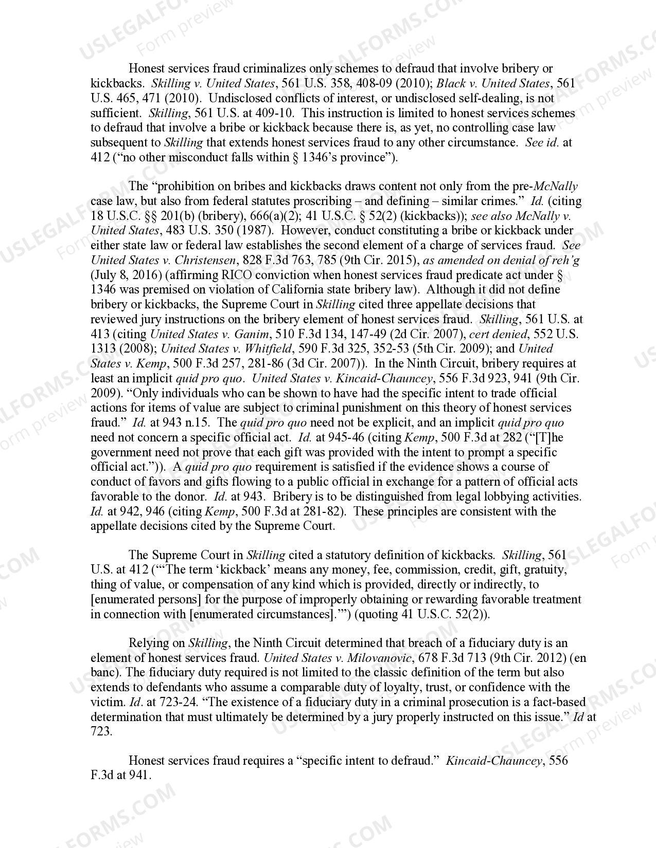 8.123 Mail Fraud-Scheme to Defraud-Deprivation of Intangible Right of ...