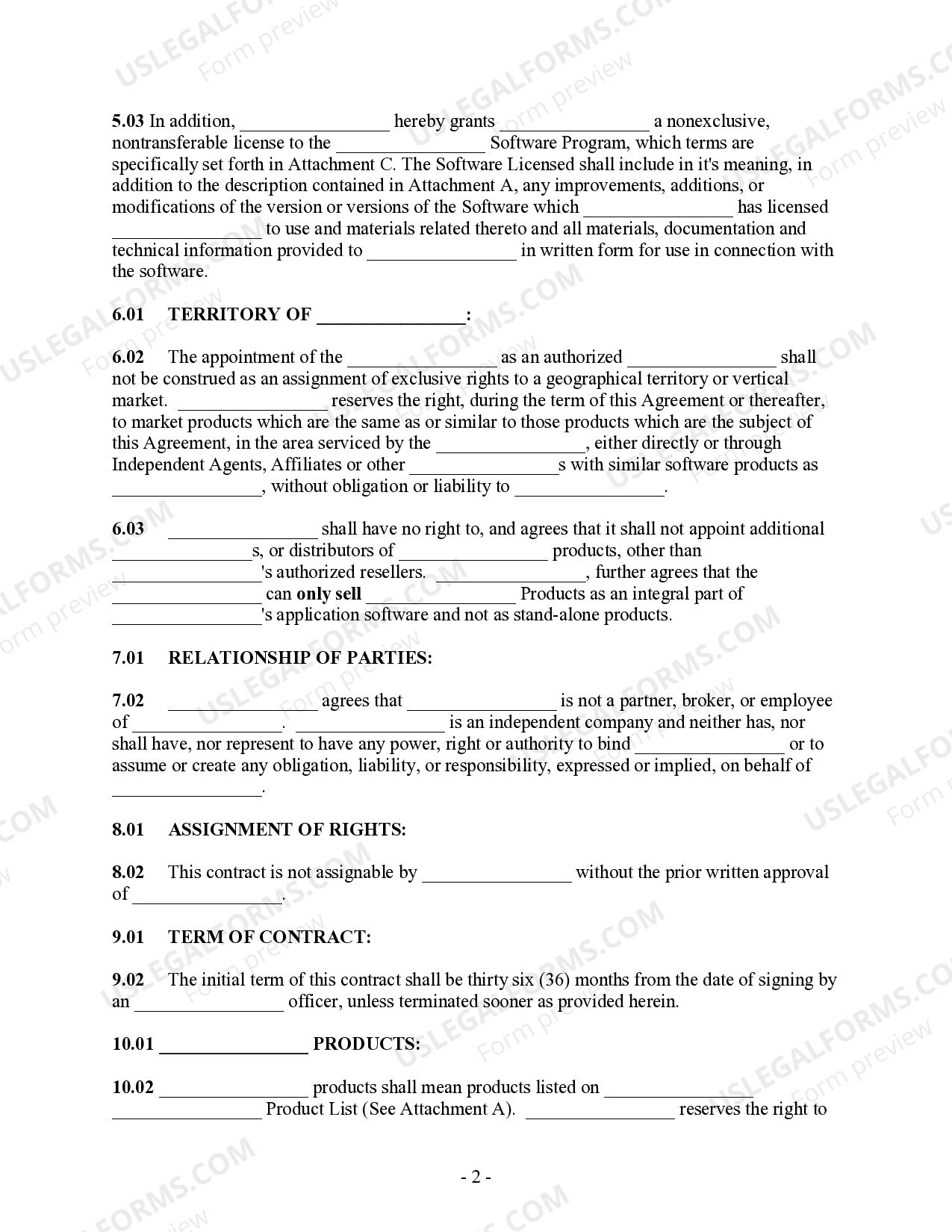 Oklahoma Software Program License Agreement | US Legal Forms