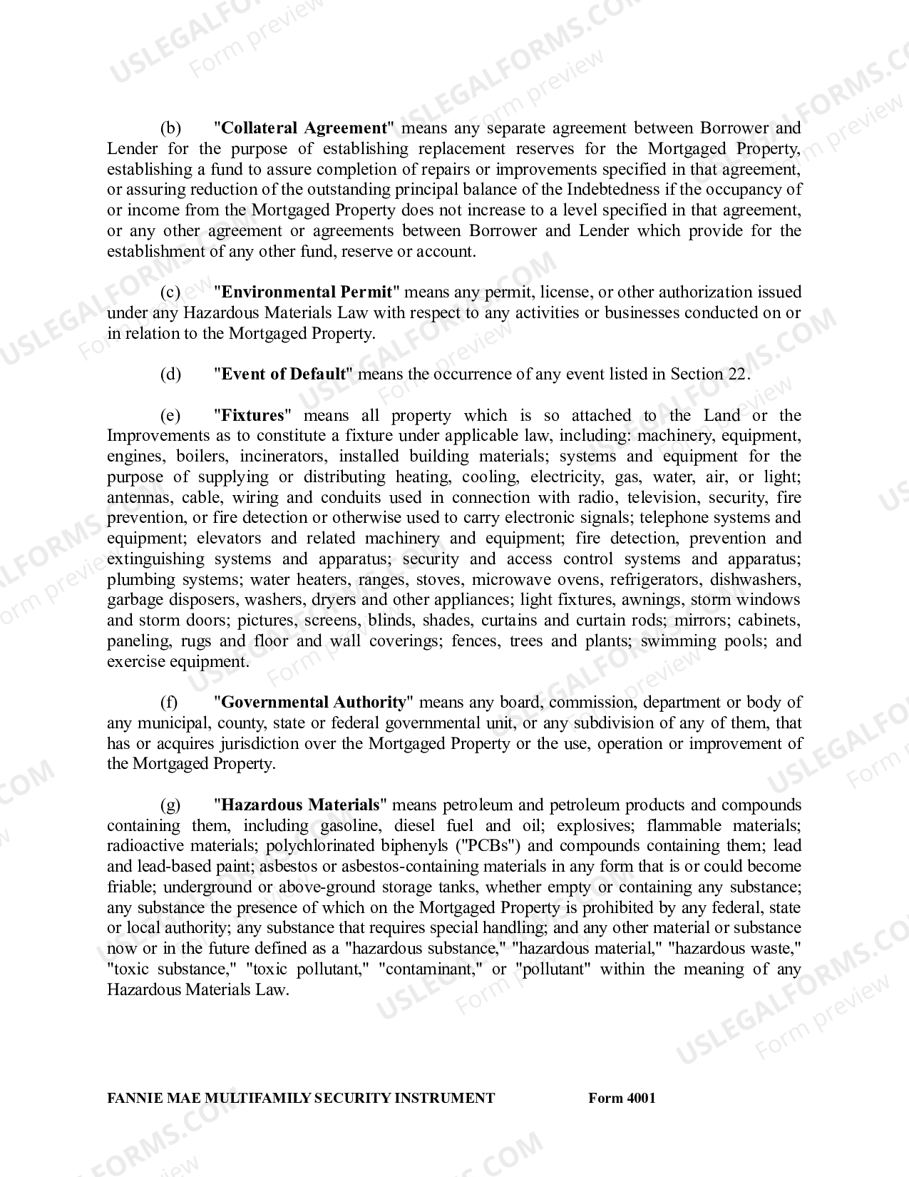 Multifamily Mortgage, Assignment of Rents and Security Agreement | US ...