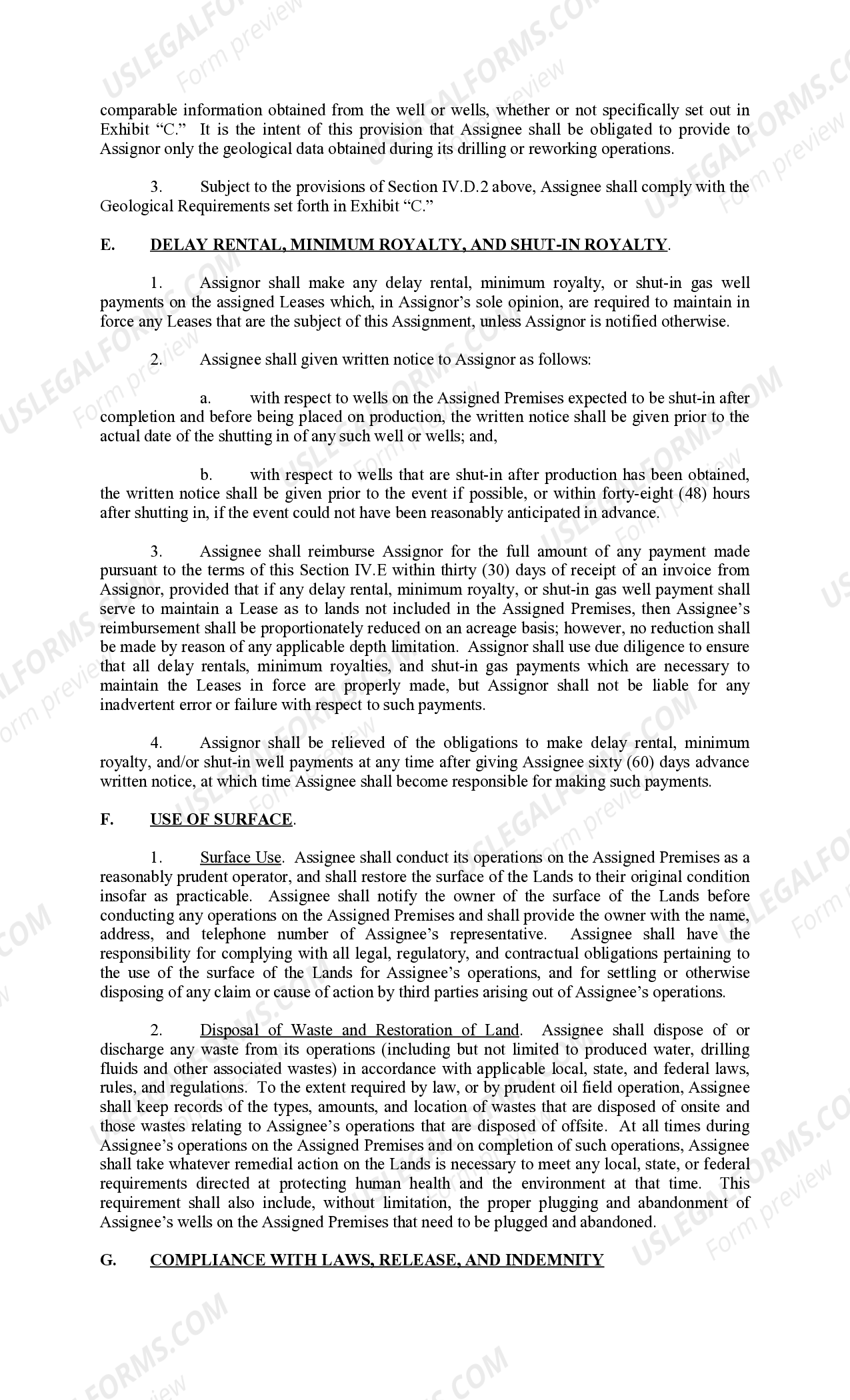 Term Assignment - Long Form | US Legal Forms