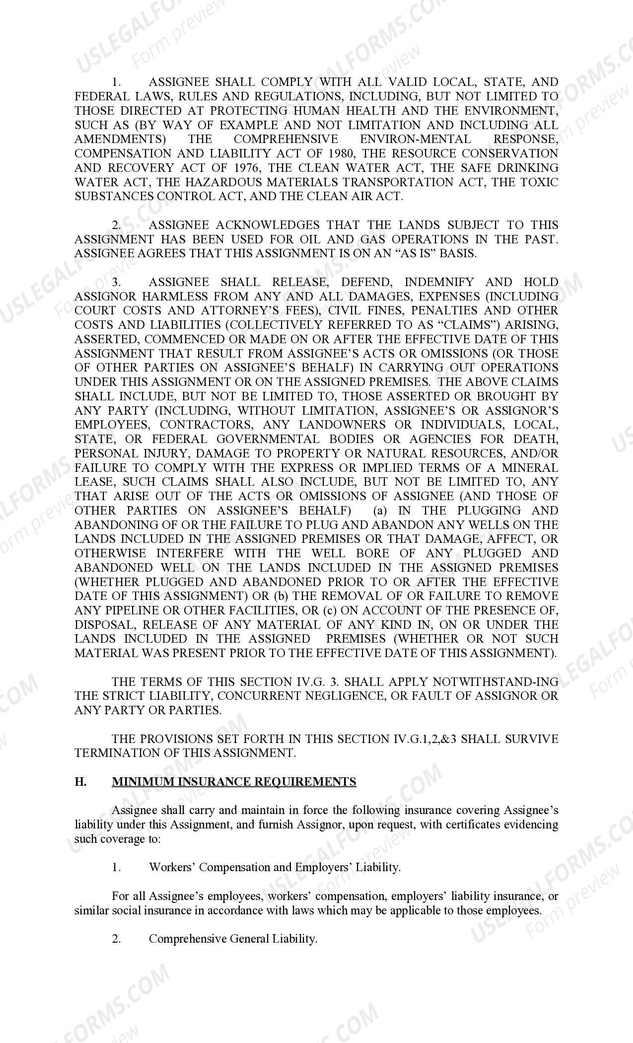 Term Assignment - Long Form | US Legal Forms