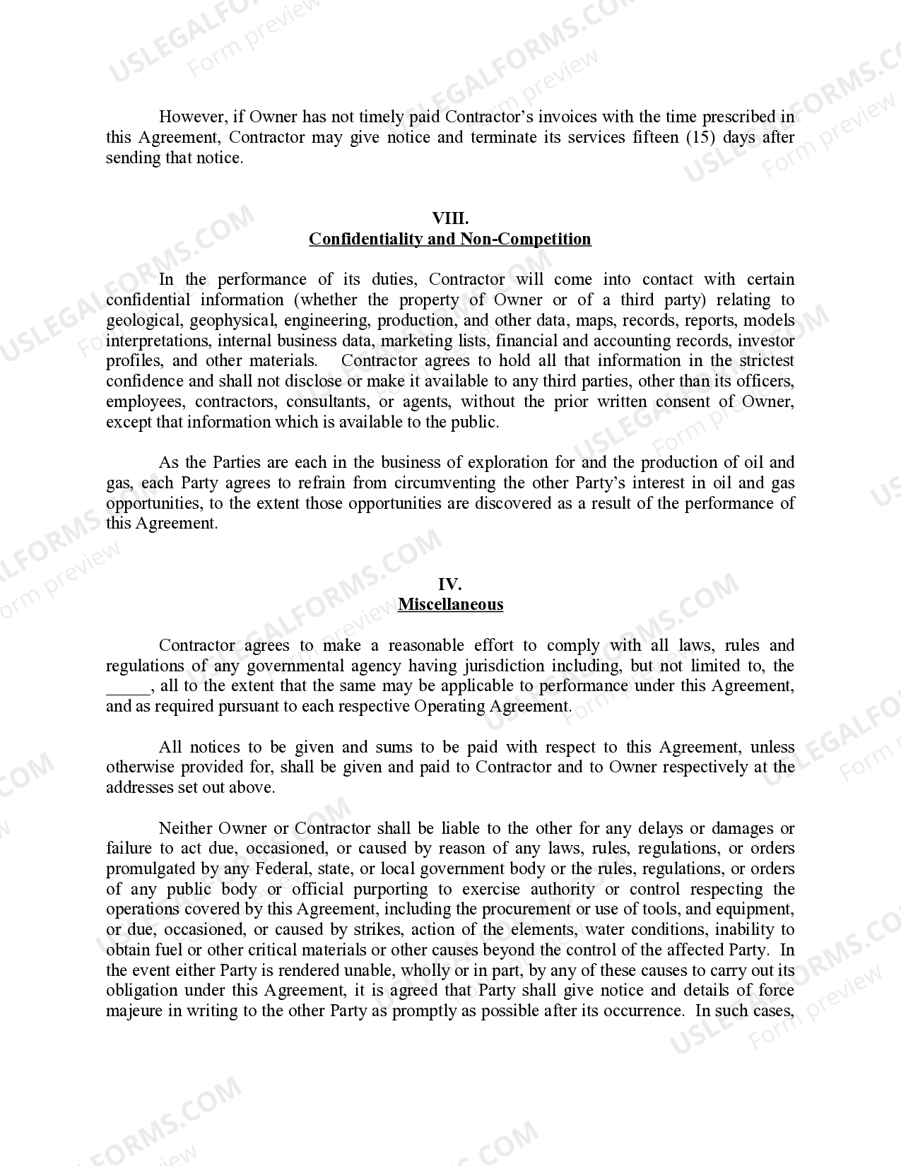 Sub-Operating Agreement | US Legal Forms